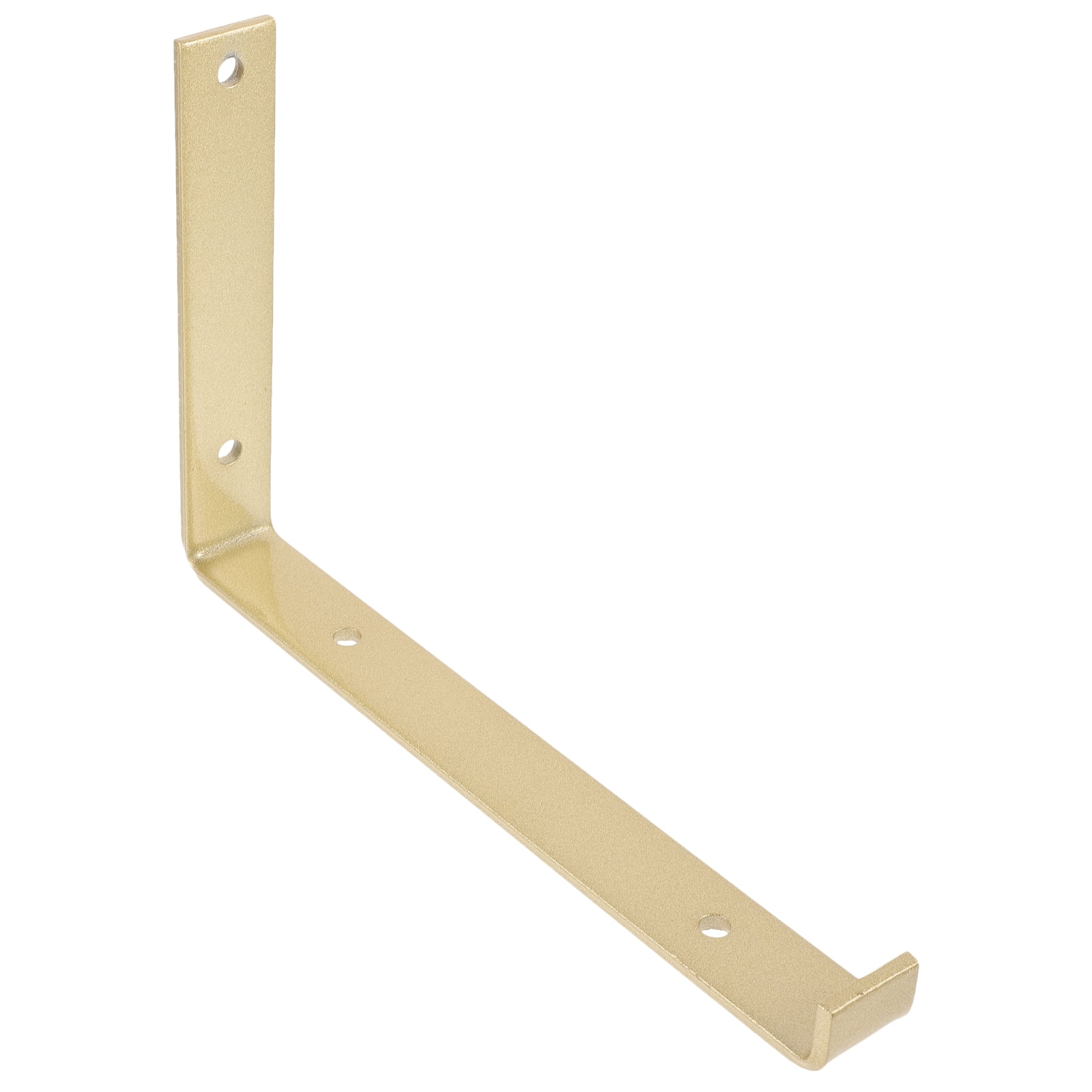 Qnmwood Metal Black Floating Shelf Bracket Heavy Duty L Bracket Support ...