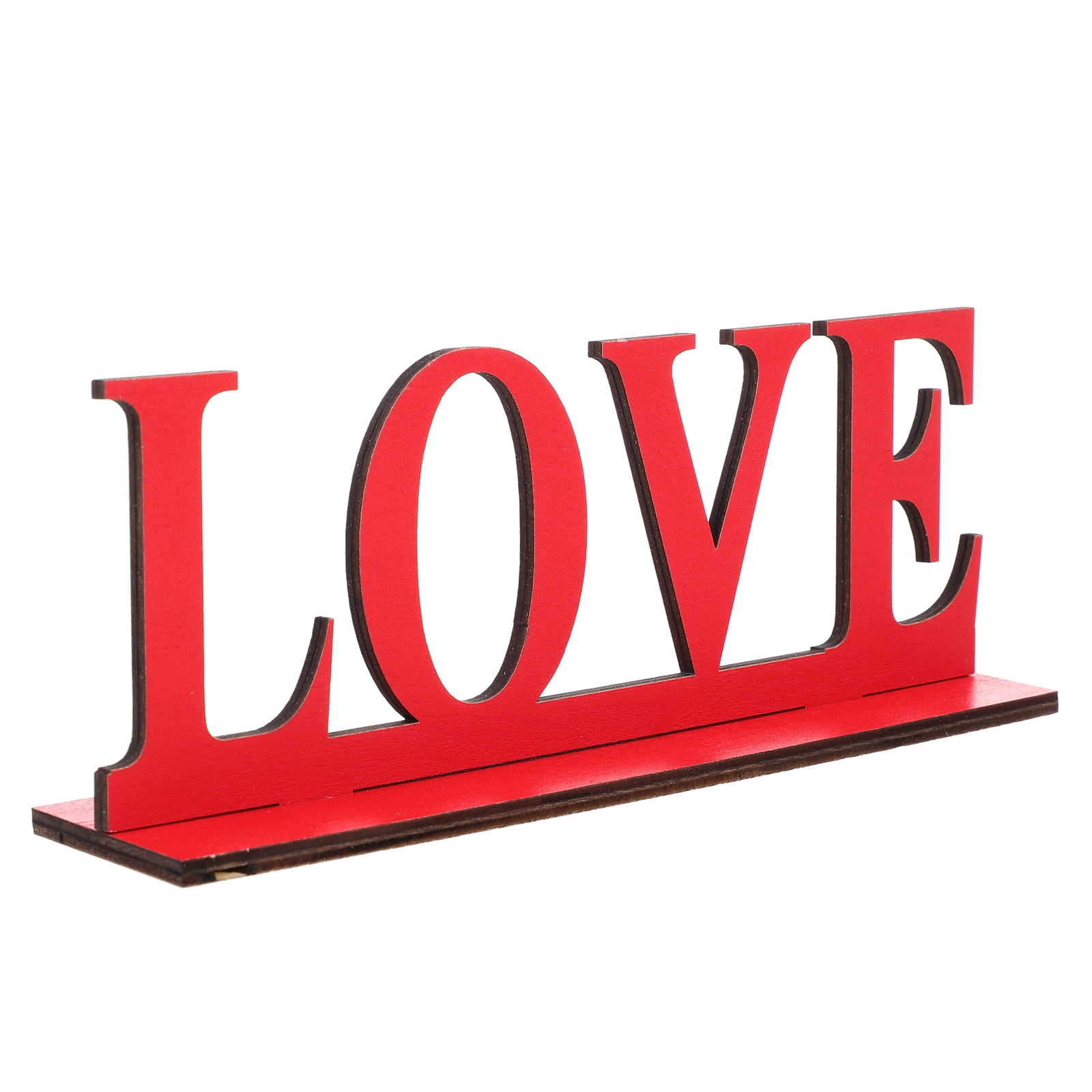 Qnmwood Rustic Wooden Love Signs for Wedding Table Decor (3pcs ...