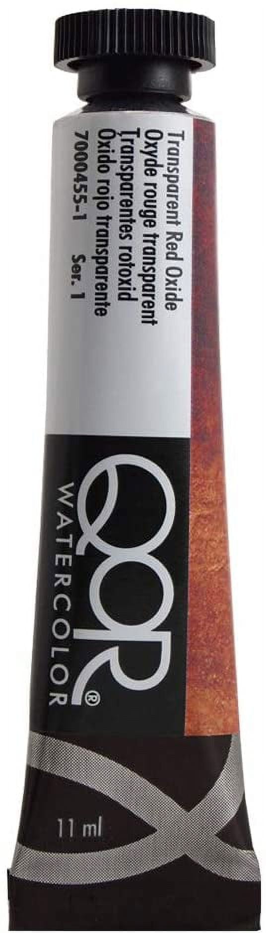 QoR Watercolor Artist Paints - Transparent Red Oxide, 11 ml - Walmart.com