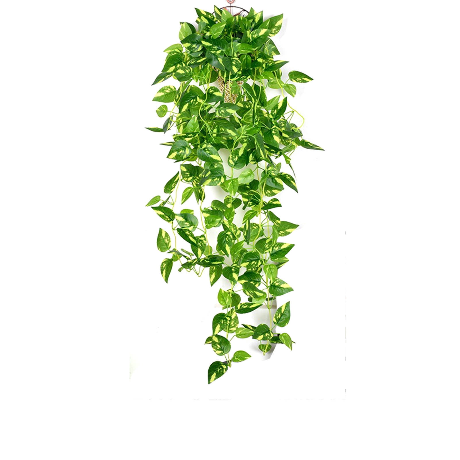 Qocolcyl Artificial Fake Hanging Plants, Faux Flowers Vines Hanging ...