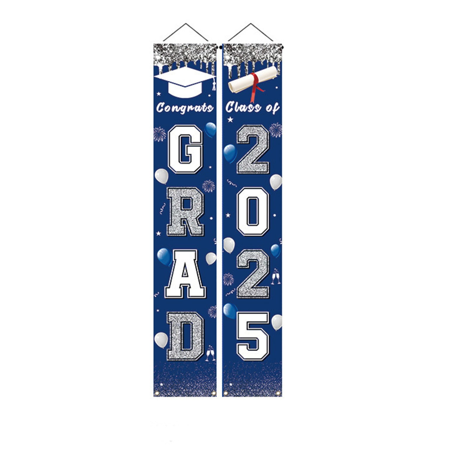 Qocolhg 2025 Graduation Banner Class of 2025 Congrats Grad Porch Sign ...