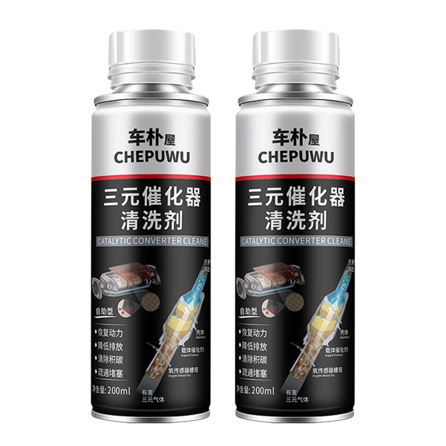 Qocolhg 2Pcs Cans Catalytic Converter Cleaner, Oxygen Sensor Cleaner ...