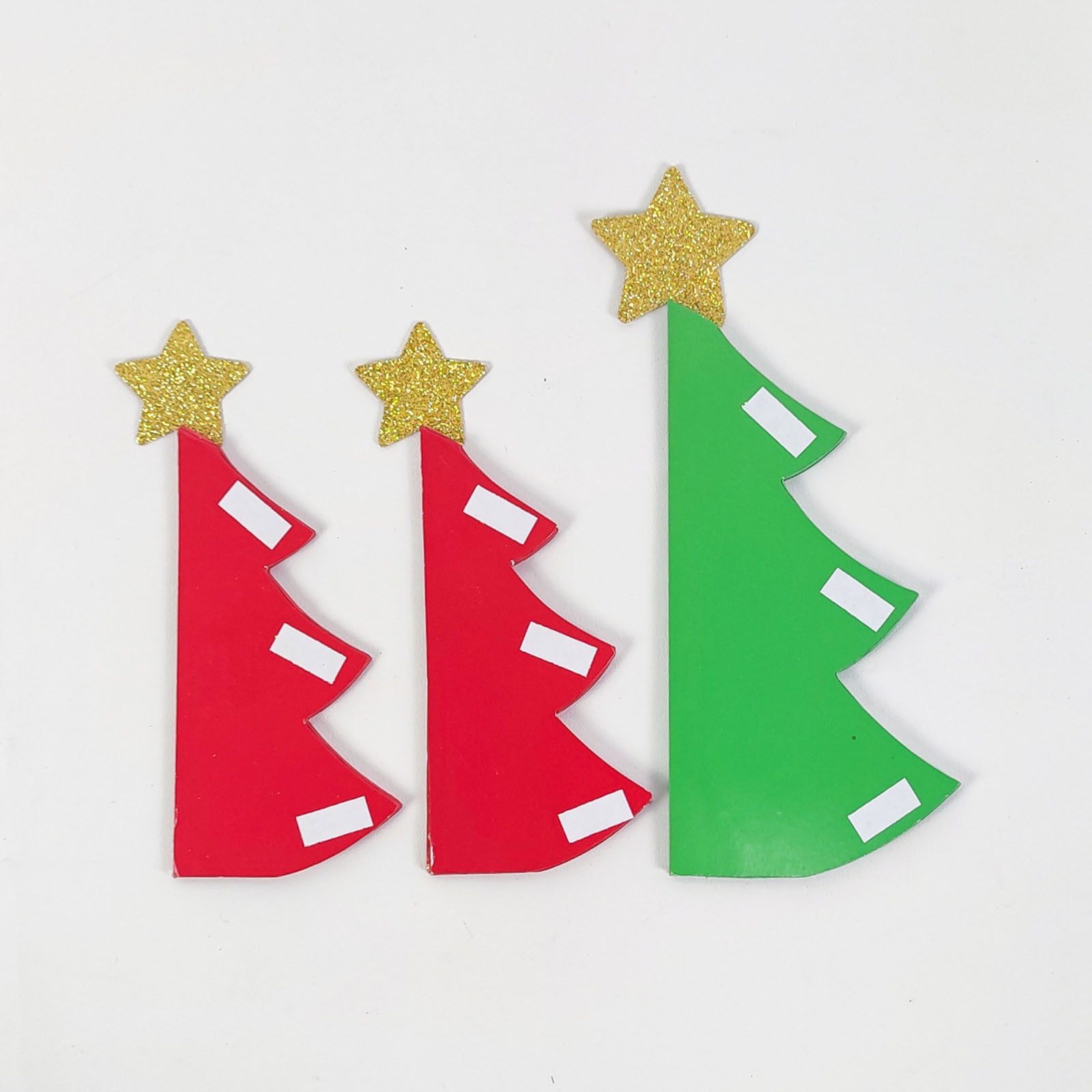 Qocolhg 3 Pack Christmas Honeycomb Paper Tree 3D Green Xmas Paper Trees ...