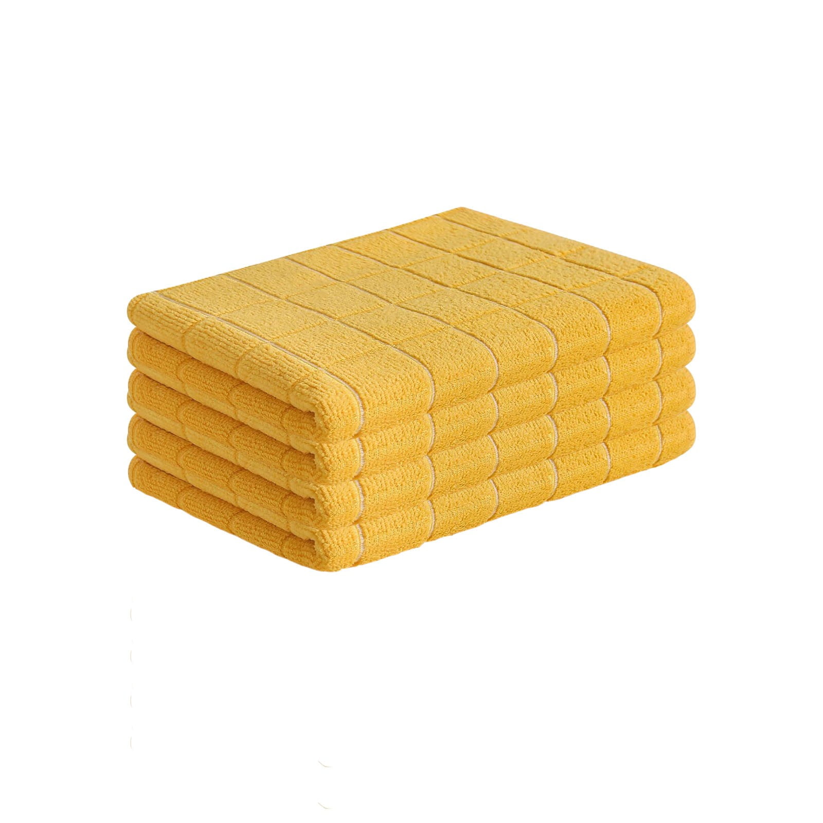 Qocolhg 4 Pack Kitchen Towels | Large Cotton Kitchen Hand Towel | Flat ...
