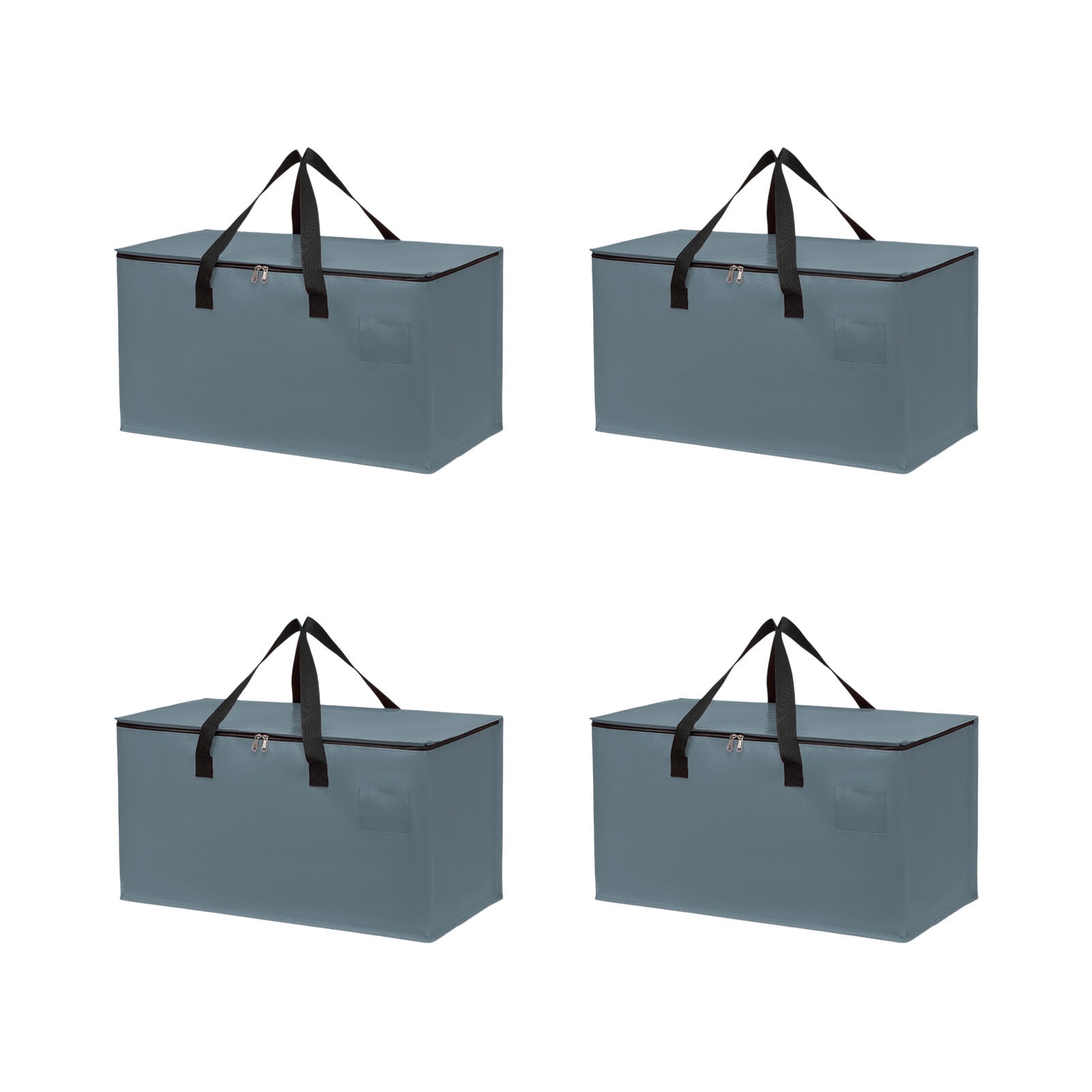 Qocolhg 4 Pack Large Moving Bags with Zippers & Carrying Handles ...