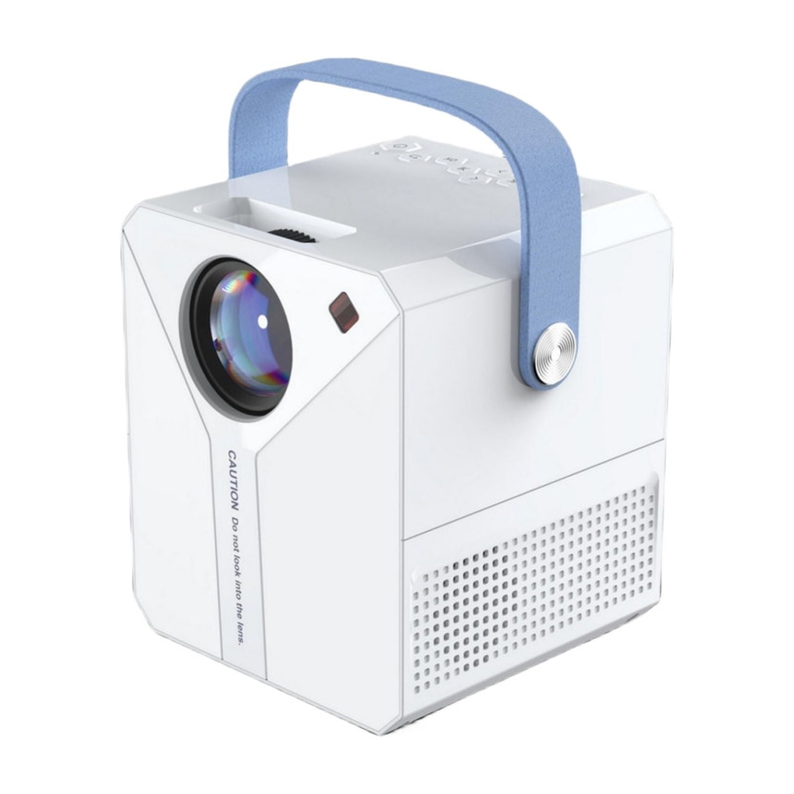 Qocolhg 4K Projector with WiFi and Bluetooth, Portable Home Room Mini ...