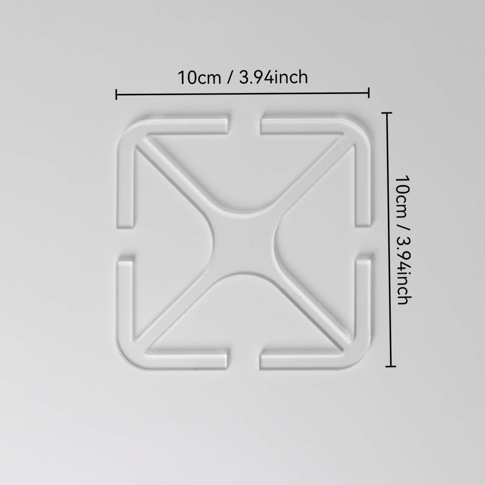 Qocolhg 4pcs Plant Stem Support, Acrylic Pothos Plant Climbers Flower ...