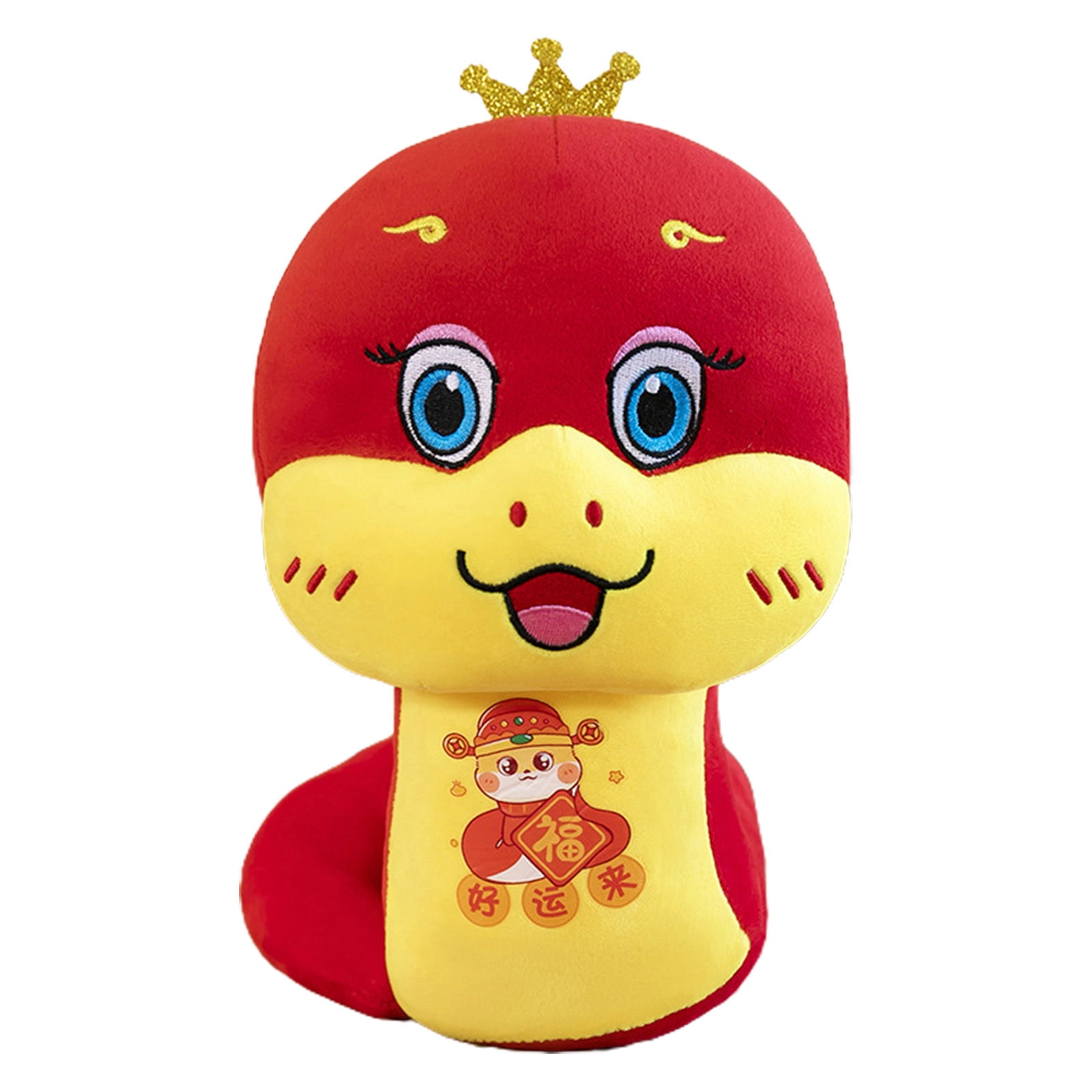 Qocolhg 7.9" Snake Mascot Plush Year of The Snake 2025 Plush Toy ...