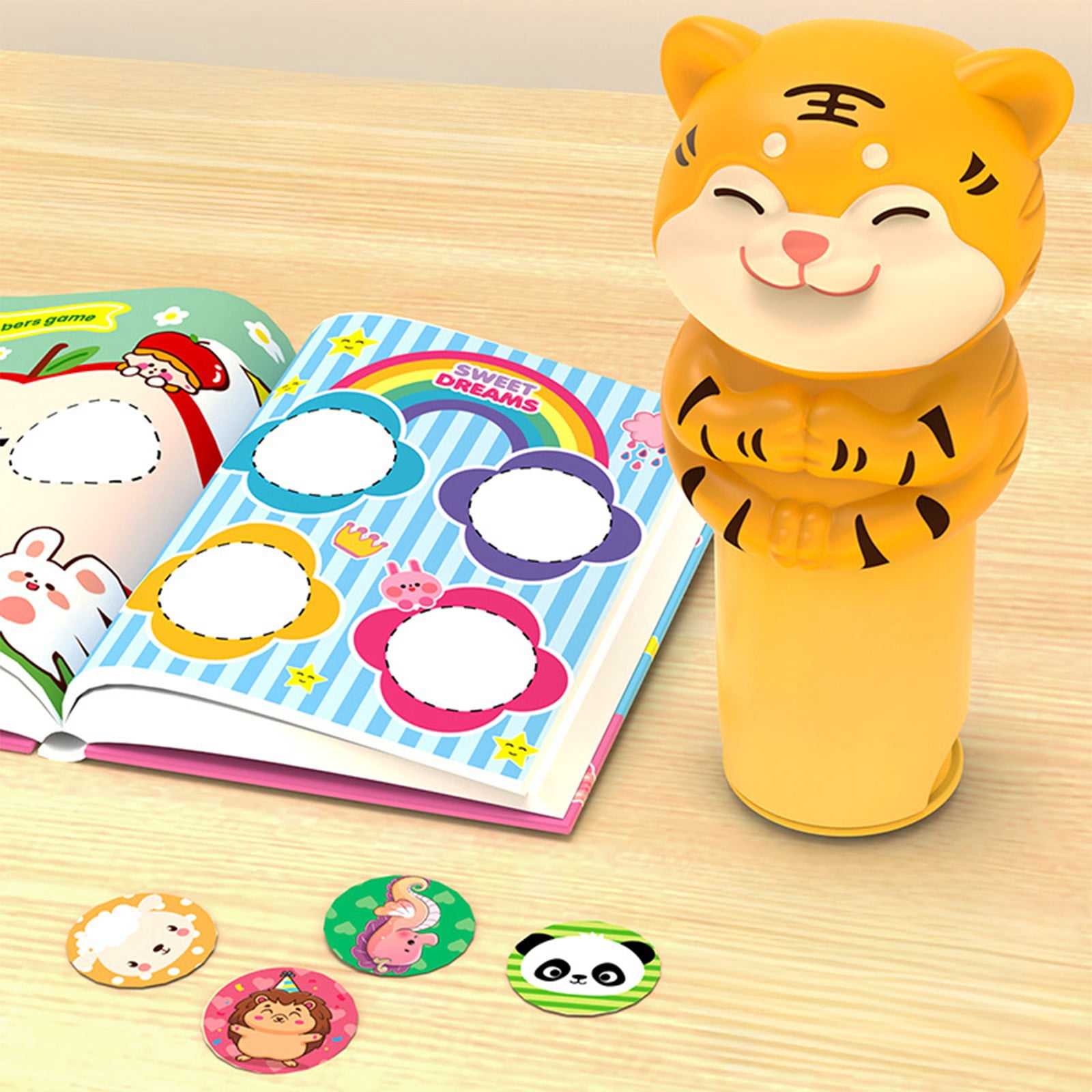 Qocolhg Activity Pad & Sticker Stamper,Arts & Crafts Fidget Toy ...