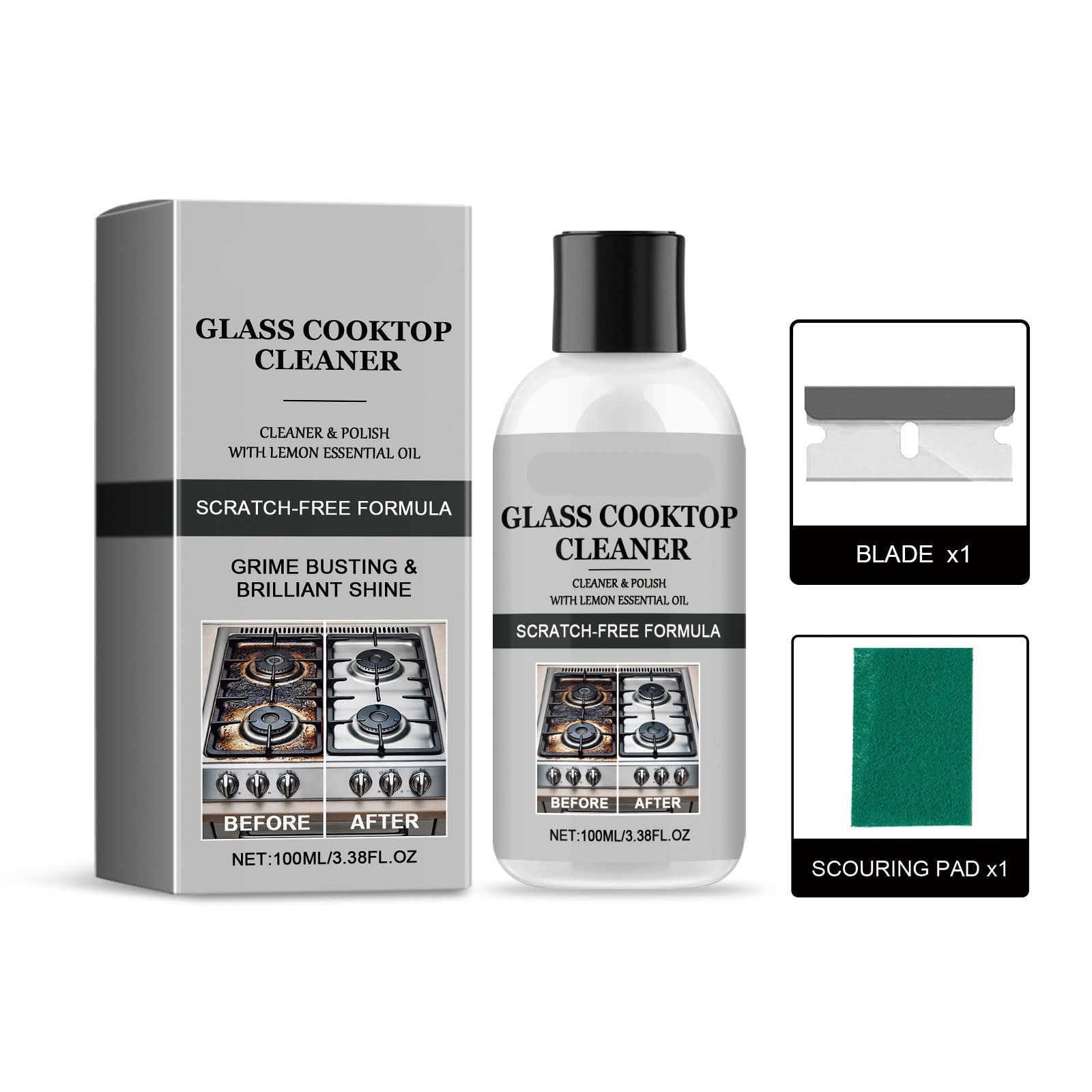 Qocolhg All-purpose Kitchen Pots and Pan Cleaner, Kitchen Cleaner Spray ...