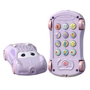 JOYIN Pretend Play Smart Phone, Keyfob Key Baby Phone Toy and Credit ...