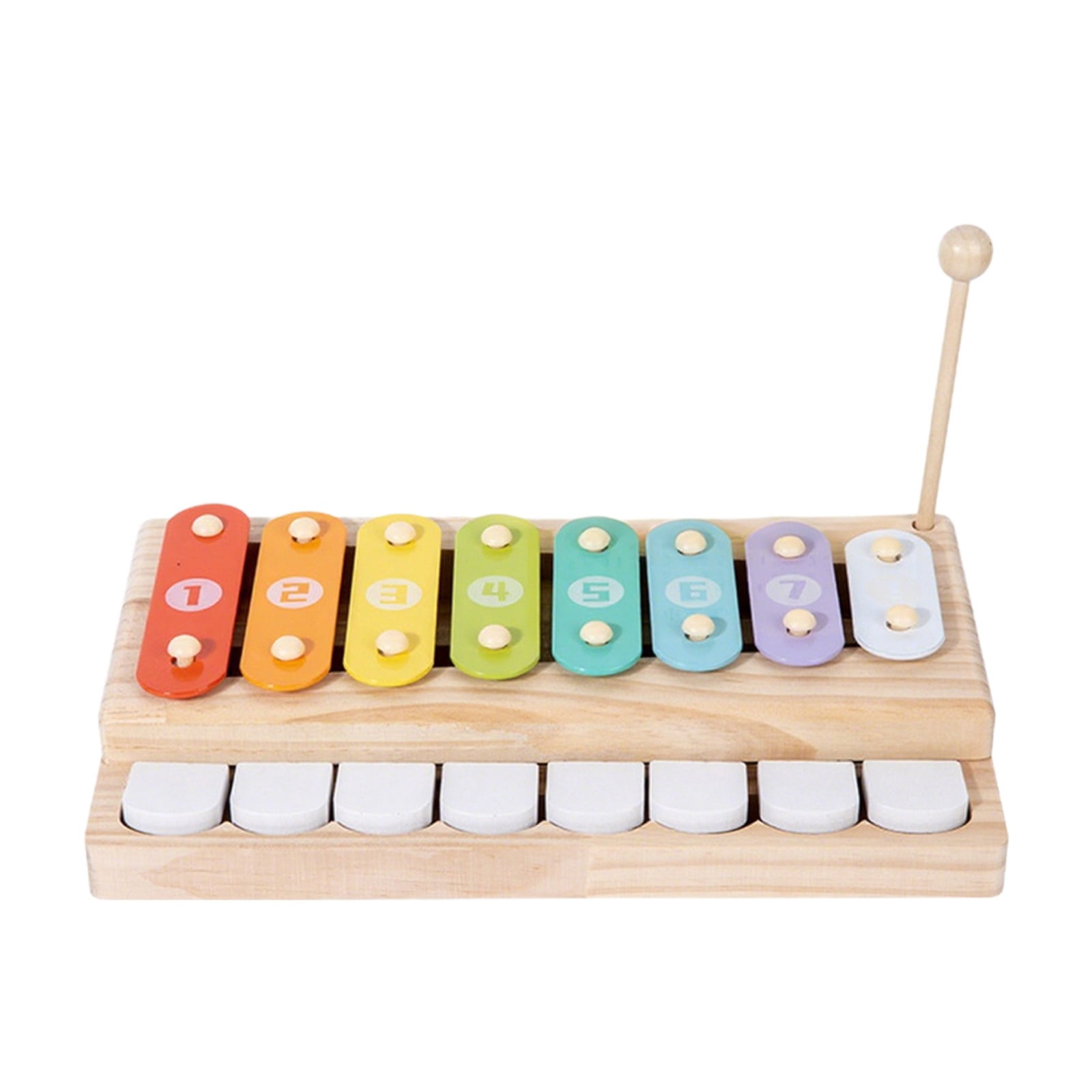 Qocolhg Baby Piano Xylophone Toy for Toddlers Age 1-3, 2-in-1 ...