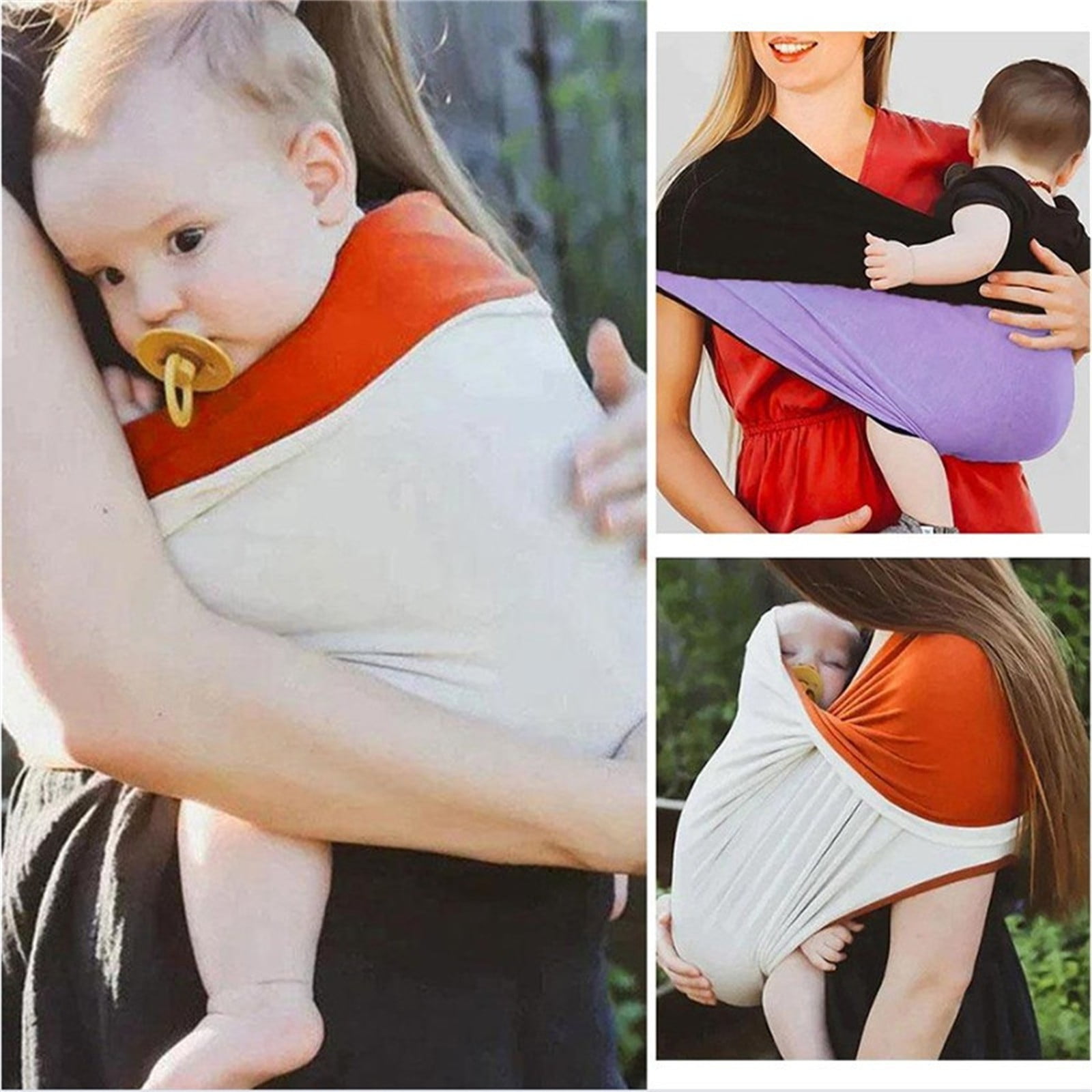 Qocolhg Baby Wrap Carrier, Perfect Baby Carrier Wrap Sling for Newborn ...