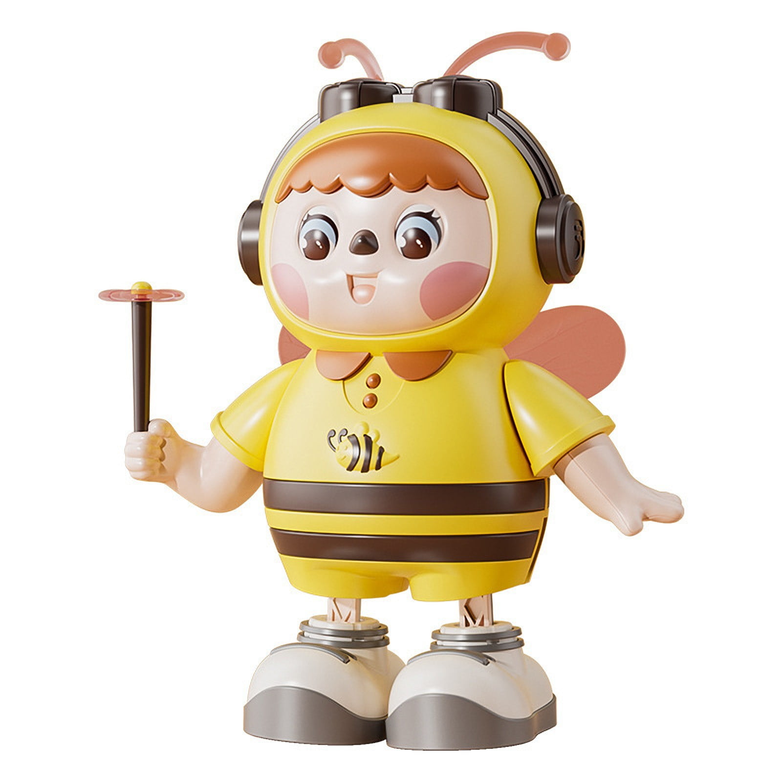 Qocolhg Bee Musical Toy, Lovely Dancing Bee Toy Baby Crawling Toy Honey ...