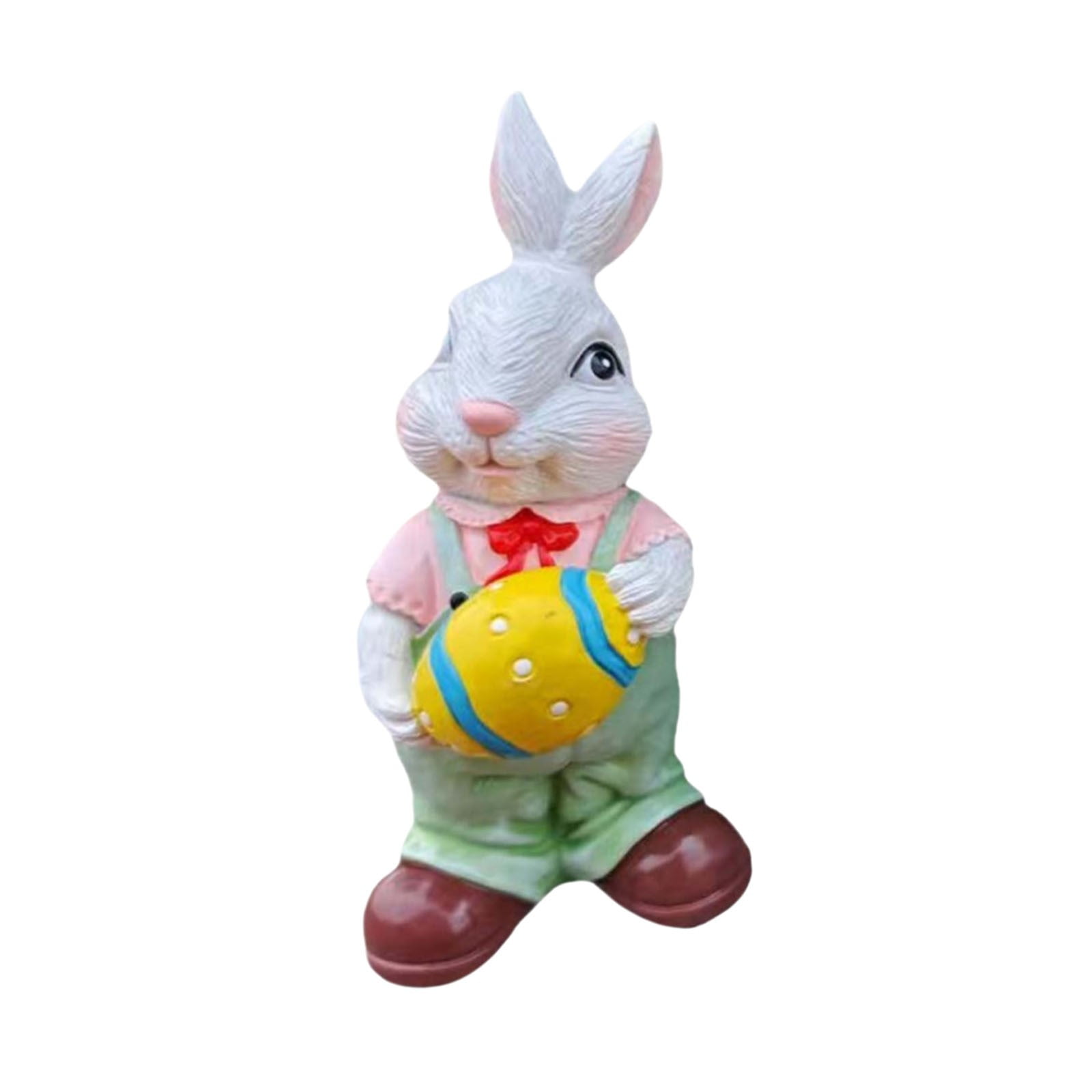 Qocolhg Bunny Rabbit Garden Statue, Easter Bunny Statue, Resin Outdoor ...