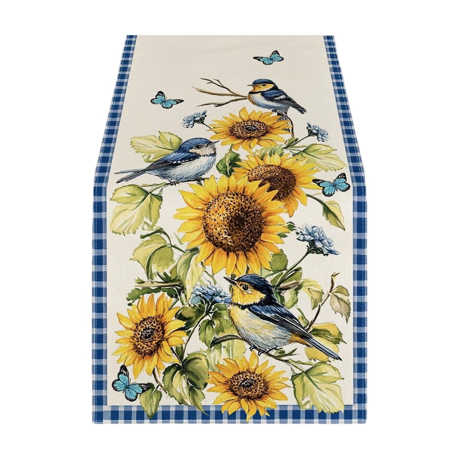 Qocolhg Bunny Rabbits Eggs He is Risen Easter Table Runner, Seasonal ...