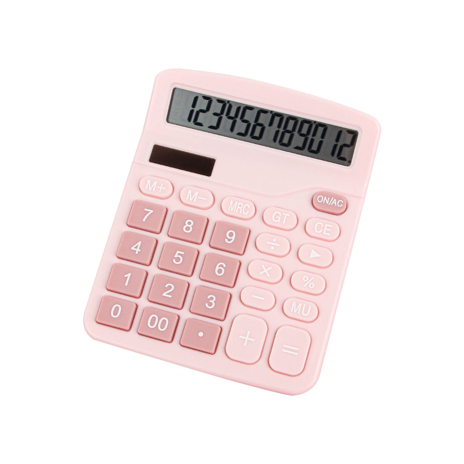 Qocolhg Calculator 12-Digit Oversized LCD Display Oversized Buttons ...