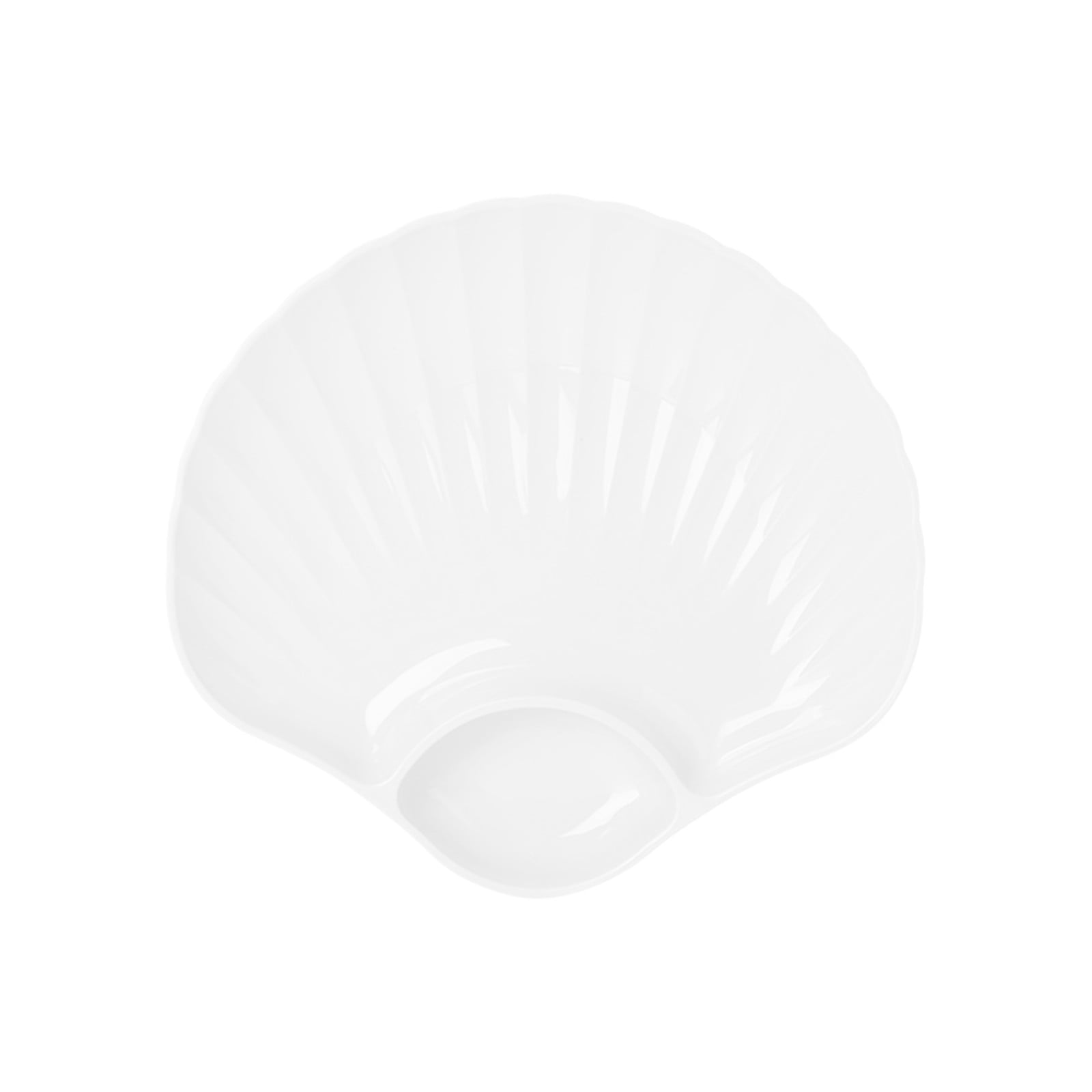 Qocolhg Chip and Dip Serving Platter, Plastic Divided Party Trays Snack ...