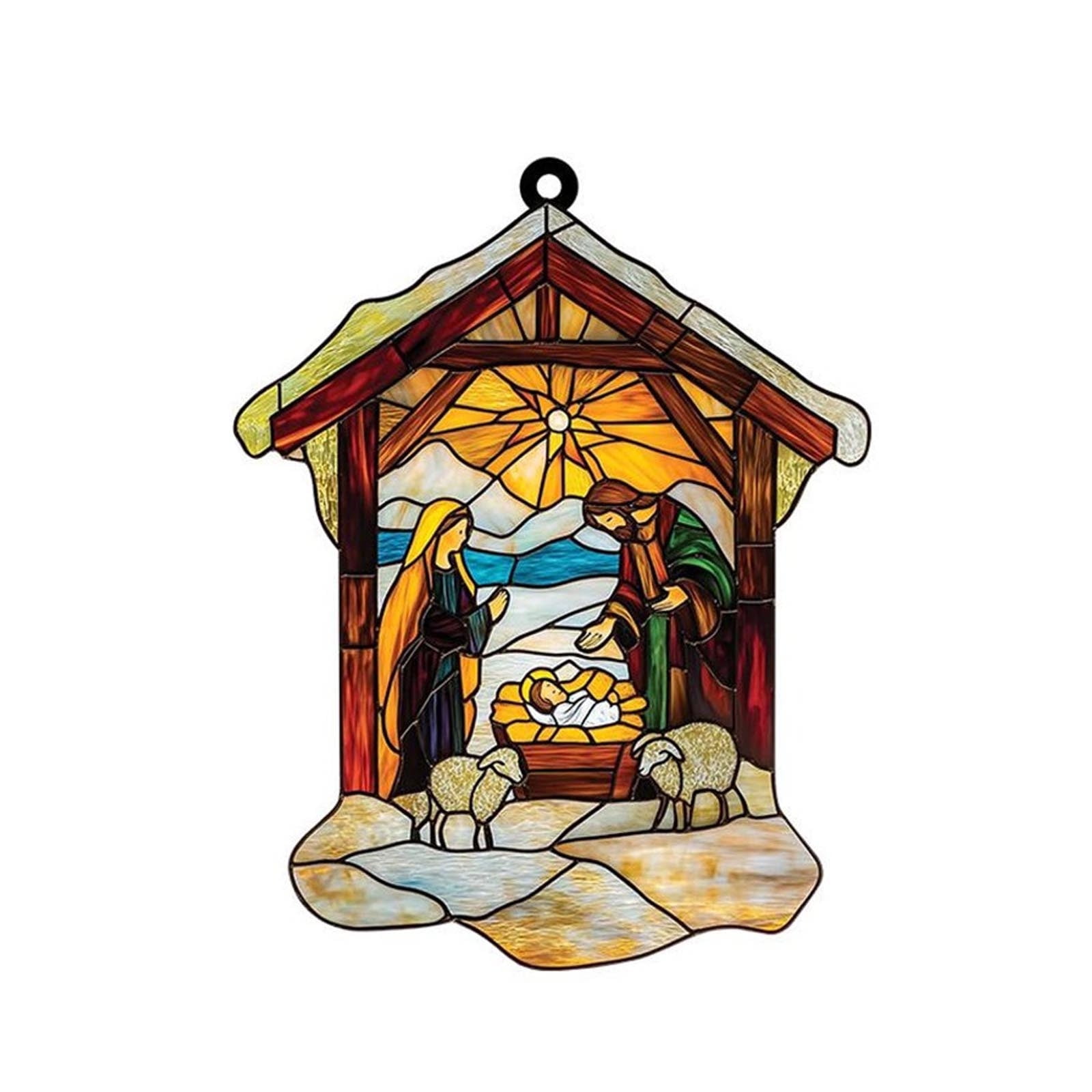 Qocolhg Christmas Decorations Indoor Outdoor Clearance! Nativity Scene ...
