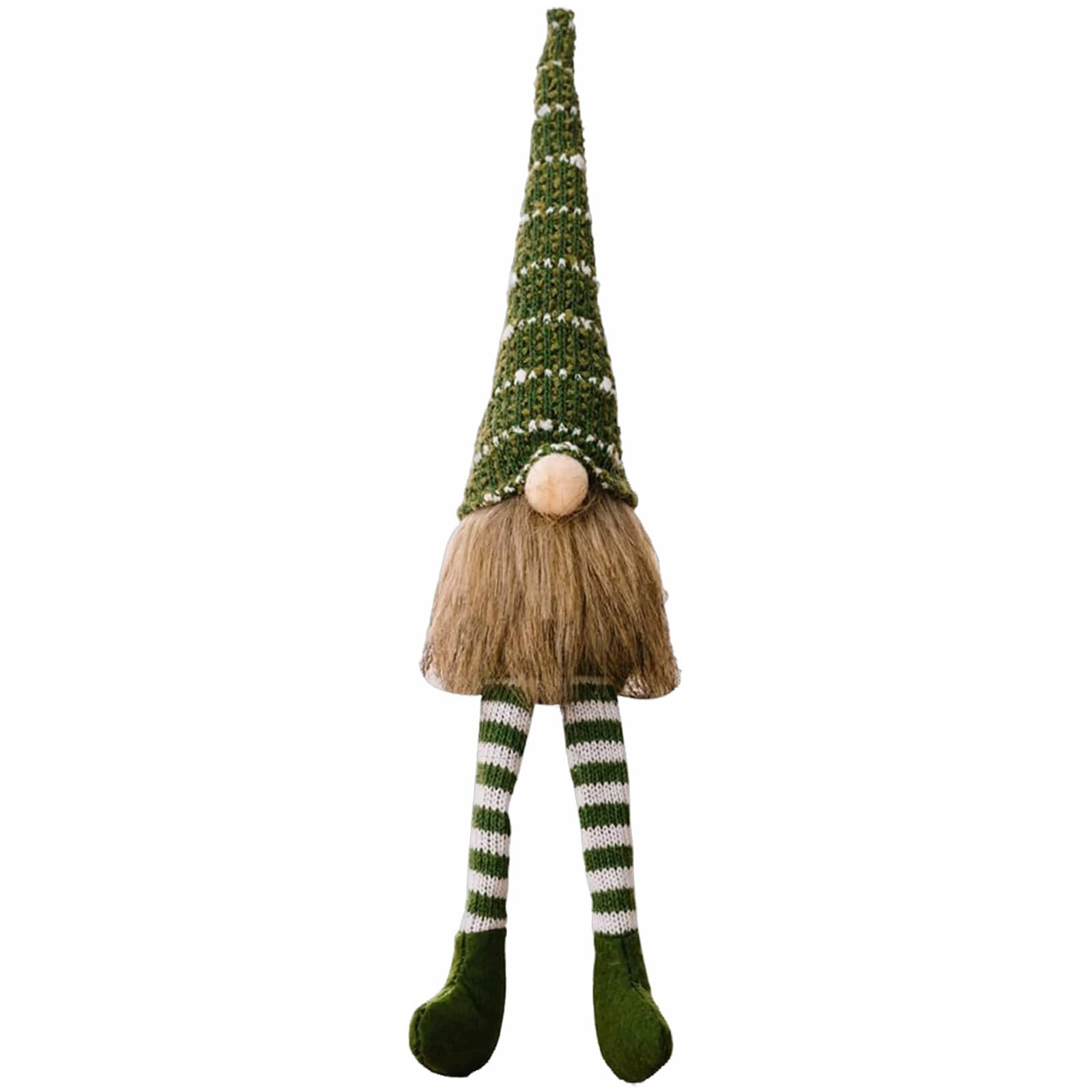 Qocolhg Christmas Gnomes Decorations Indoor 17 In Green Handmade ...