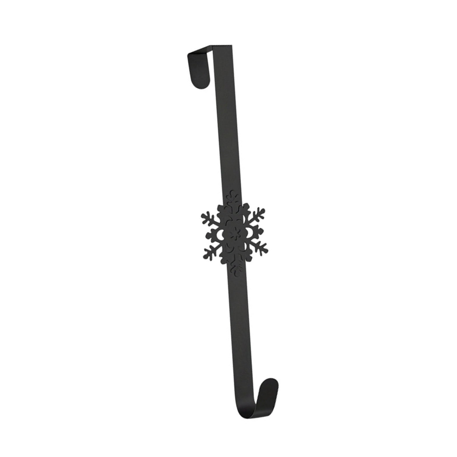 Qocolhg Christmas Silver Metal Wreath Hanger, 15 Inches Wreath Hook ...