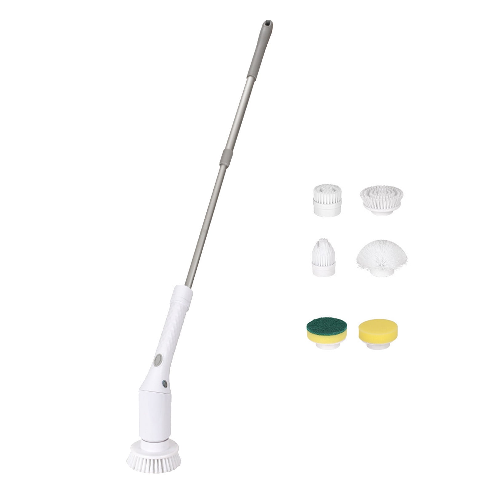 Qocolhg Cordless Electric Spin Scrubber Bathroom, Cleaning Brush Power ...
