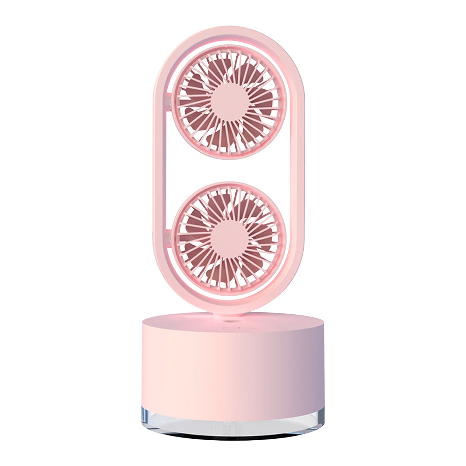 Qocolhg Desktop Air Circulator Fan, Small, Pink – Quiet Personal Fan ...