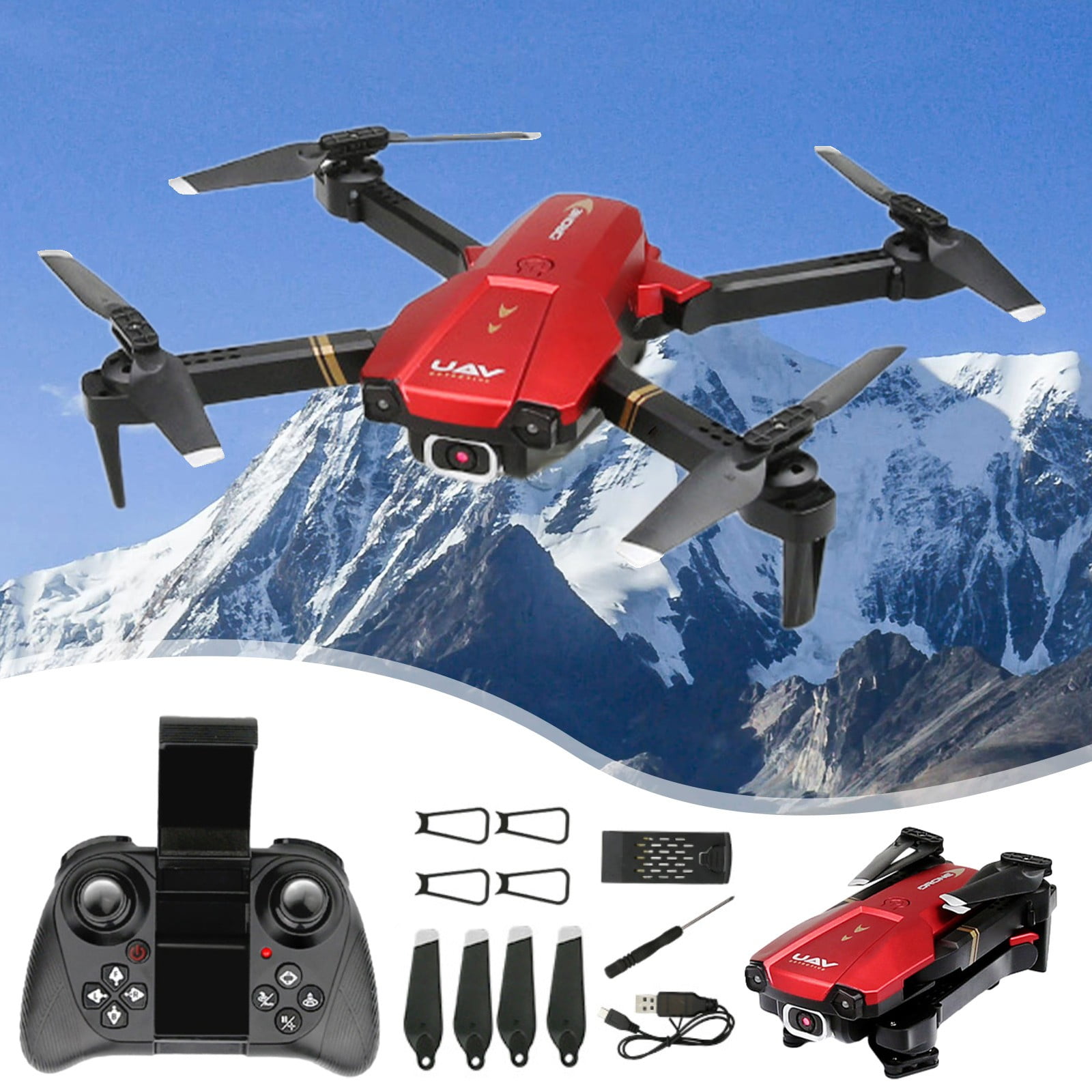 Qocolhg Drones with Camera for Adults 4k 1080P HD, Drone Aeromodelling ...