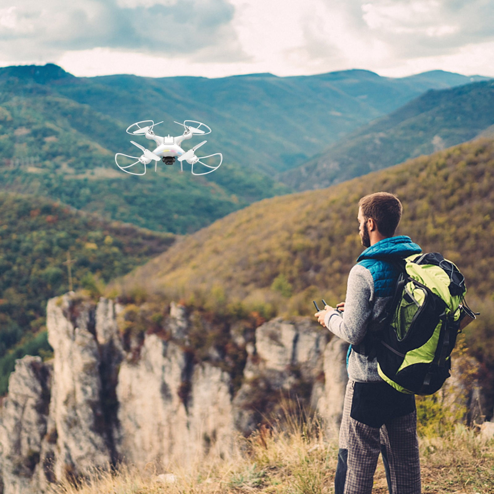 Qocolhg Drones with Camera for Adults 4k 1080P HD, New Type Of Drone ...