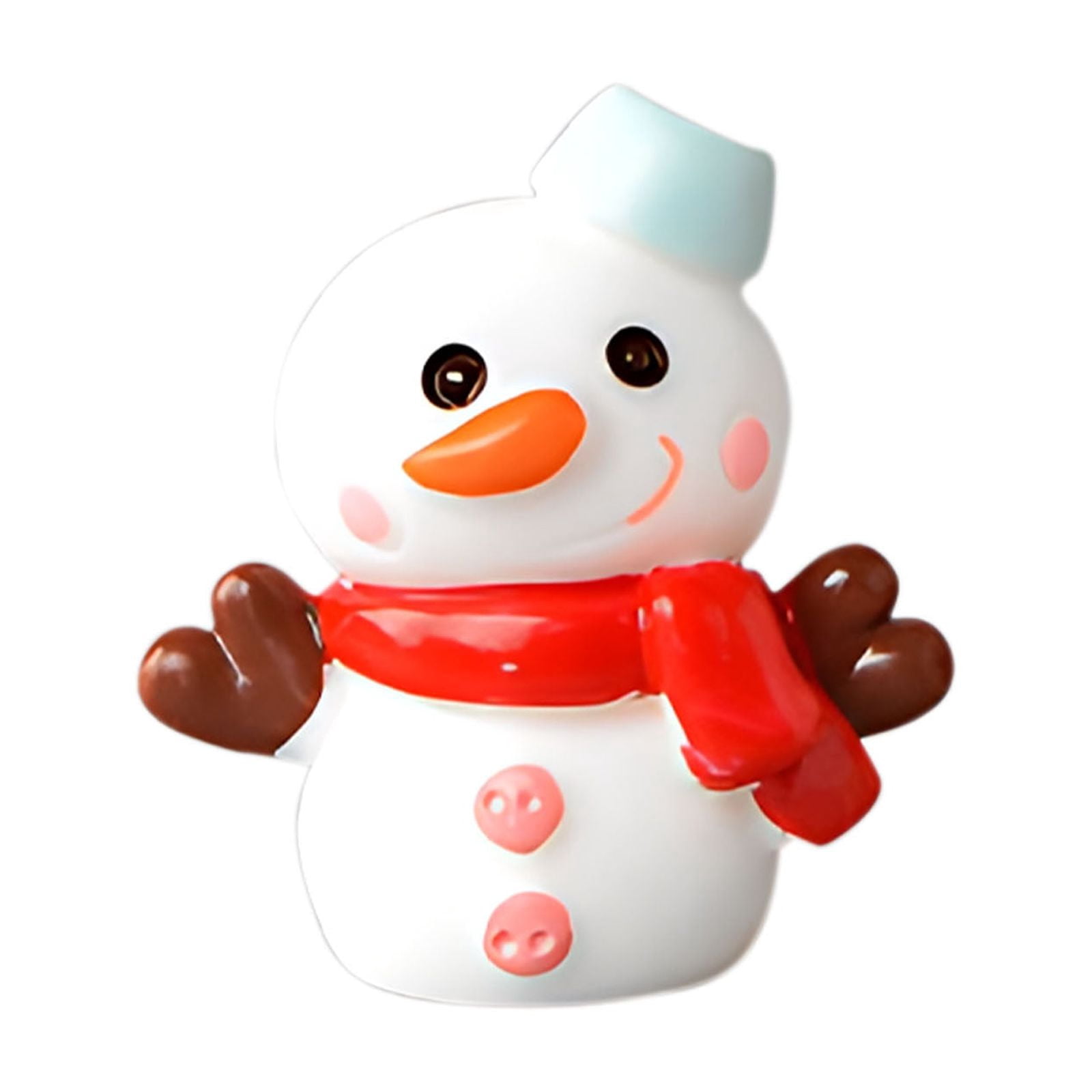 Qocolhg Mini Christmas Figures Christmas Miniature Ornaments Mini Resin ...