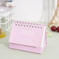 Qocolhg Mini Desk Stand Calendar 2025, Jan.2025 to Dec. 2025 Small 12 ...