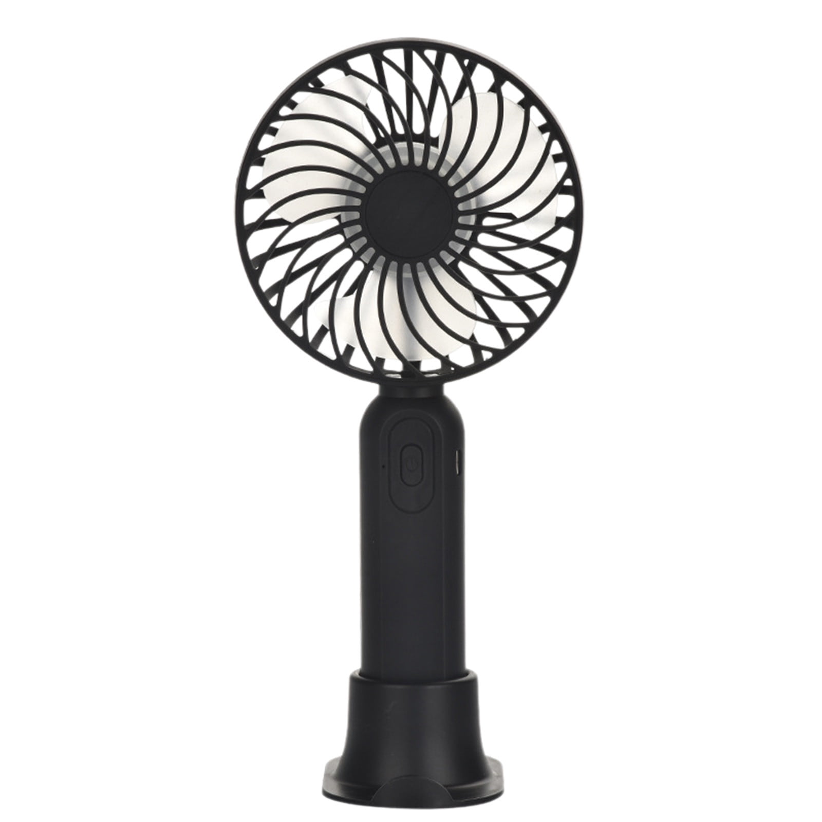 Qocolhg Mini Portable Handheld Fan with Stand, 3 Speeds Small Fan, USB ...