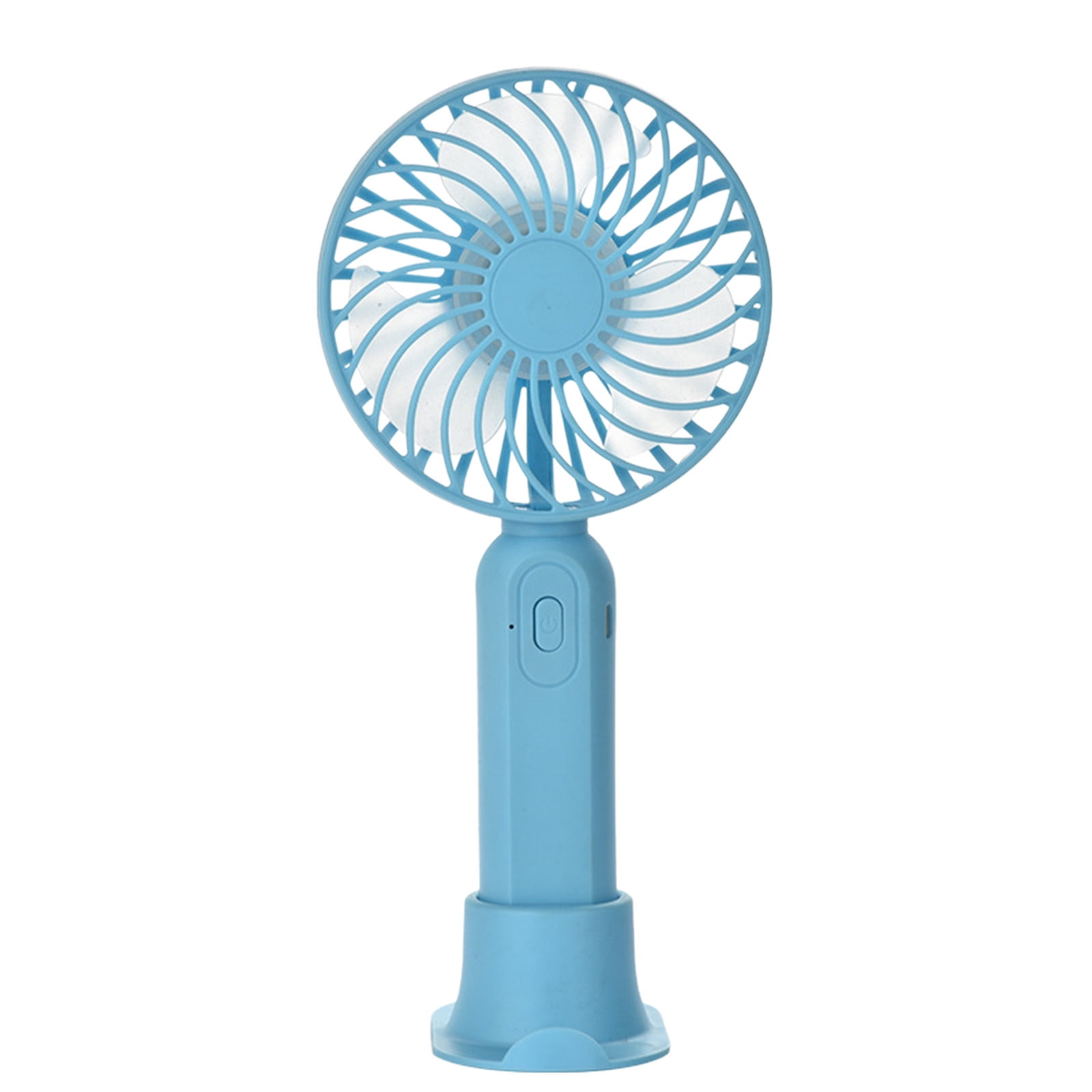 Qocolhg Mini Portable Handheld Fan with Stand, 3 Speeds Small Fan, USB ...