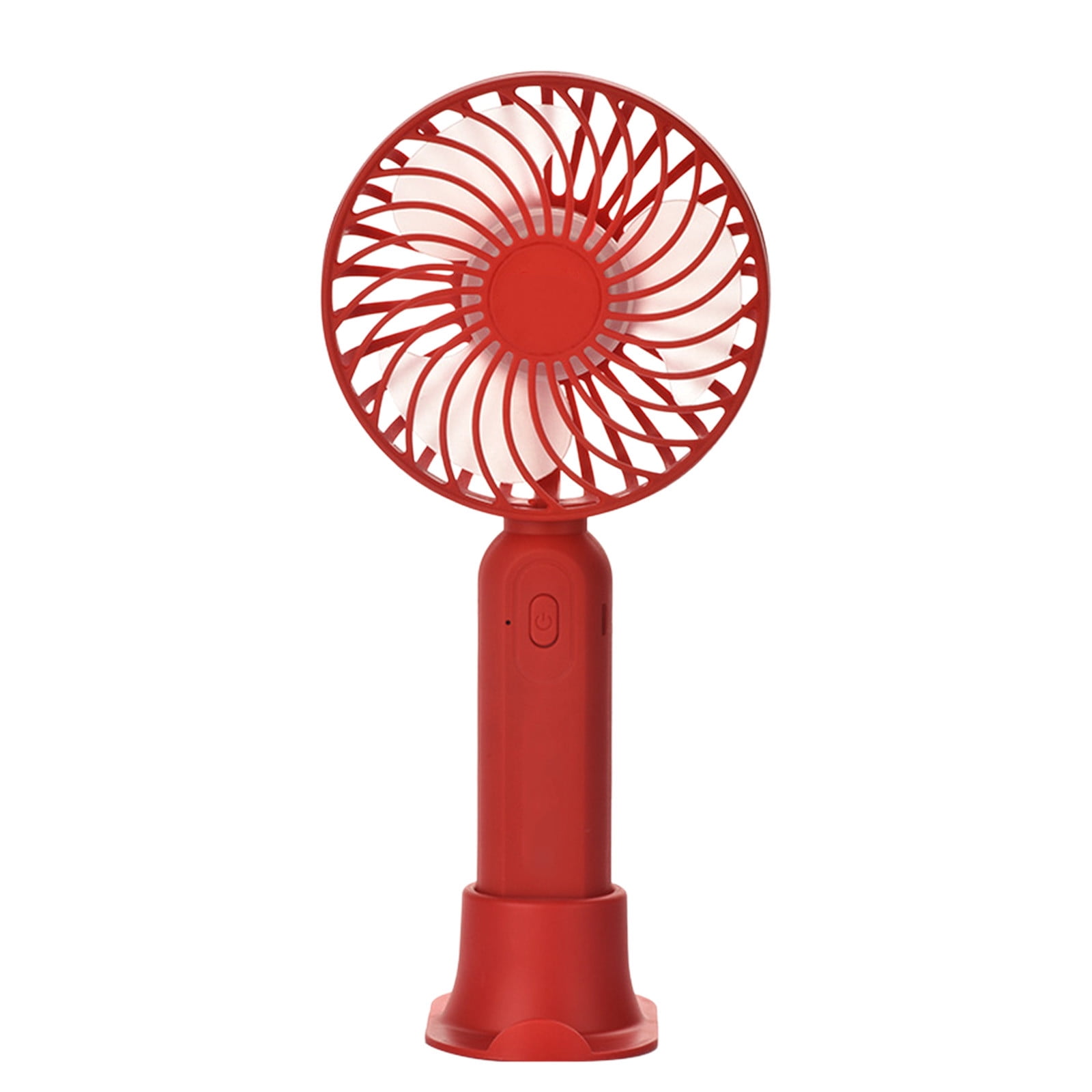 Qocolhg Mini Portable Handheld Fan with Stand, 3 Speeds Small Fan, USB ...