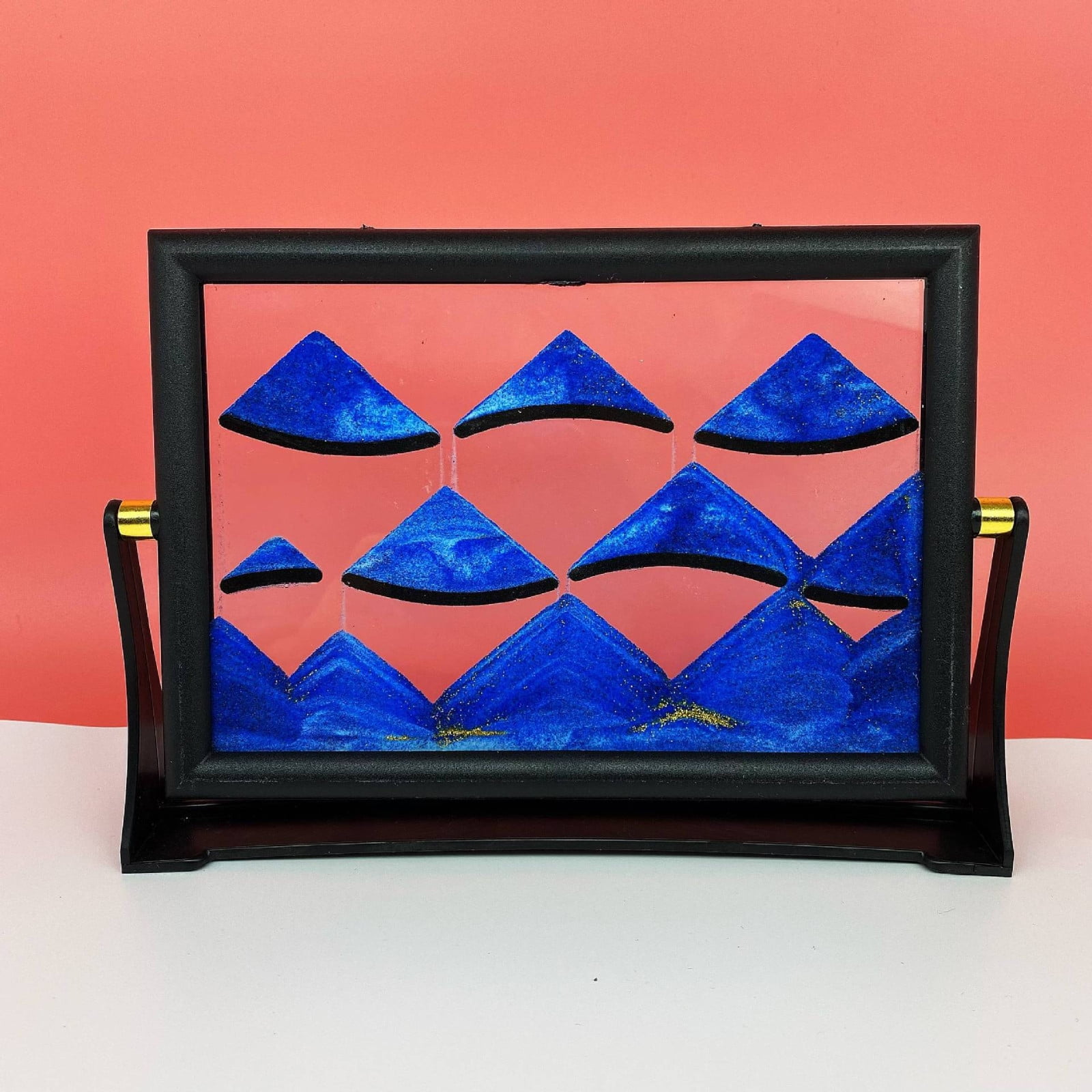 Qocolhg Moving Sand Art Picture Liquid Motion, 3D Quicksand Décor, Deep ...