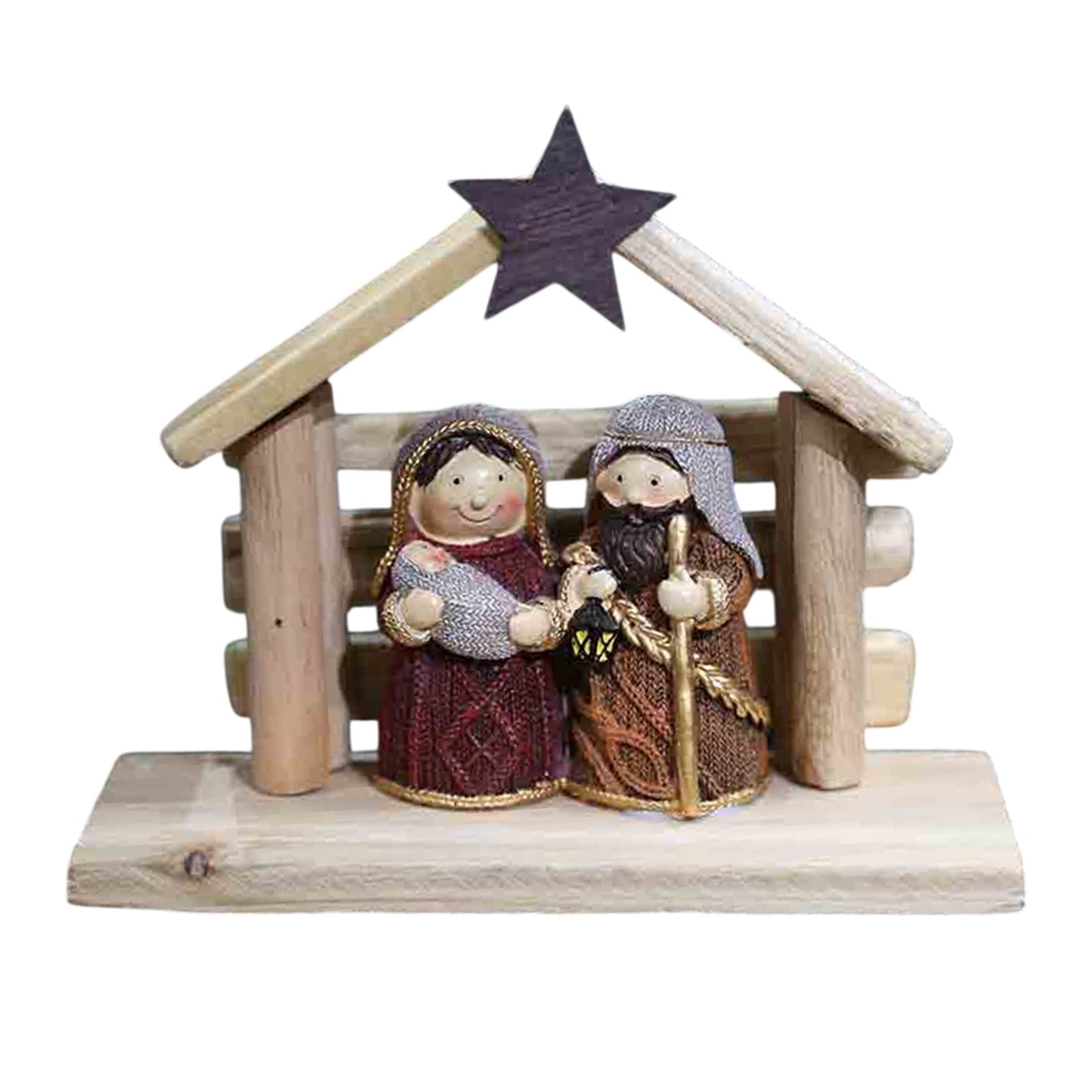 Qocolhg Nativity Easter Decorations Indoor Clearance,Jesus Nativity ...