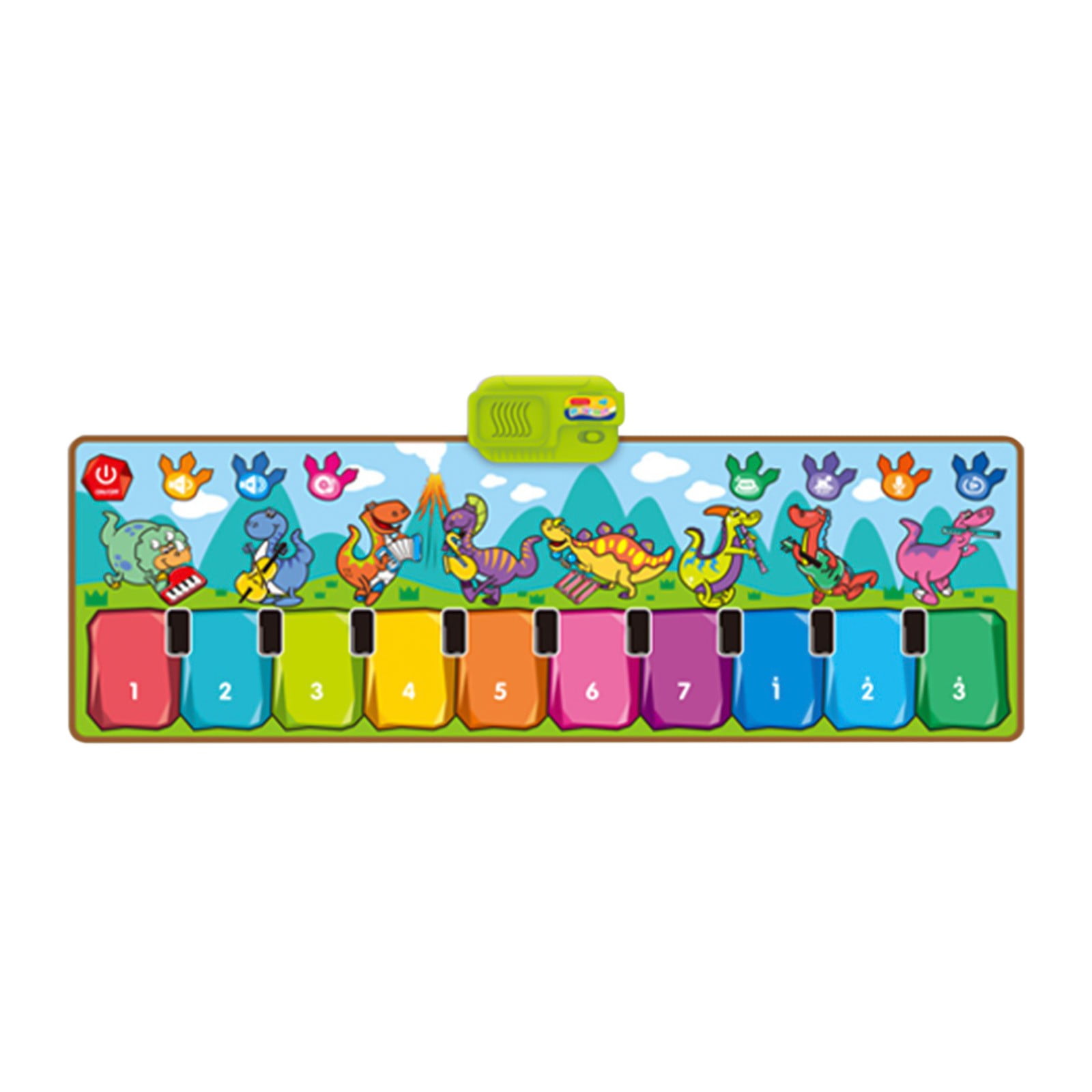 Qocolhg Piano Mat, Kids Musical Mat Floor Piano Keyboard Mat with ...