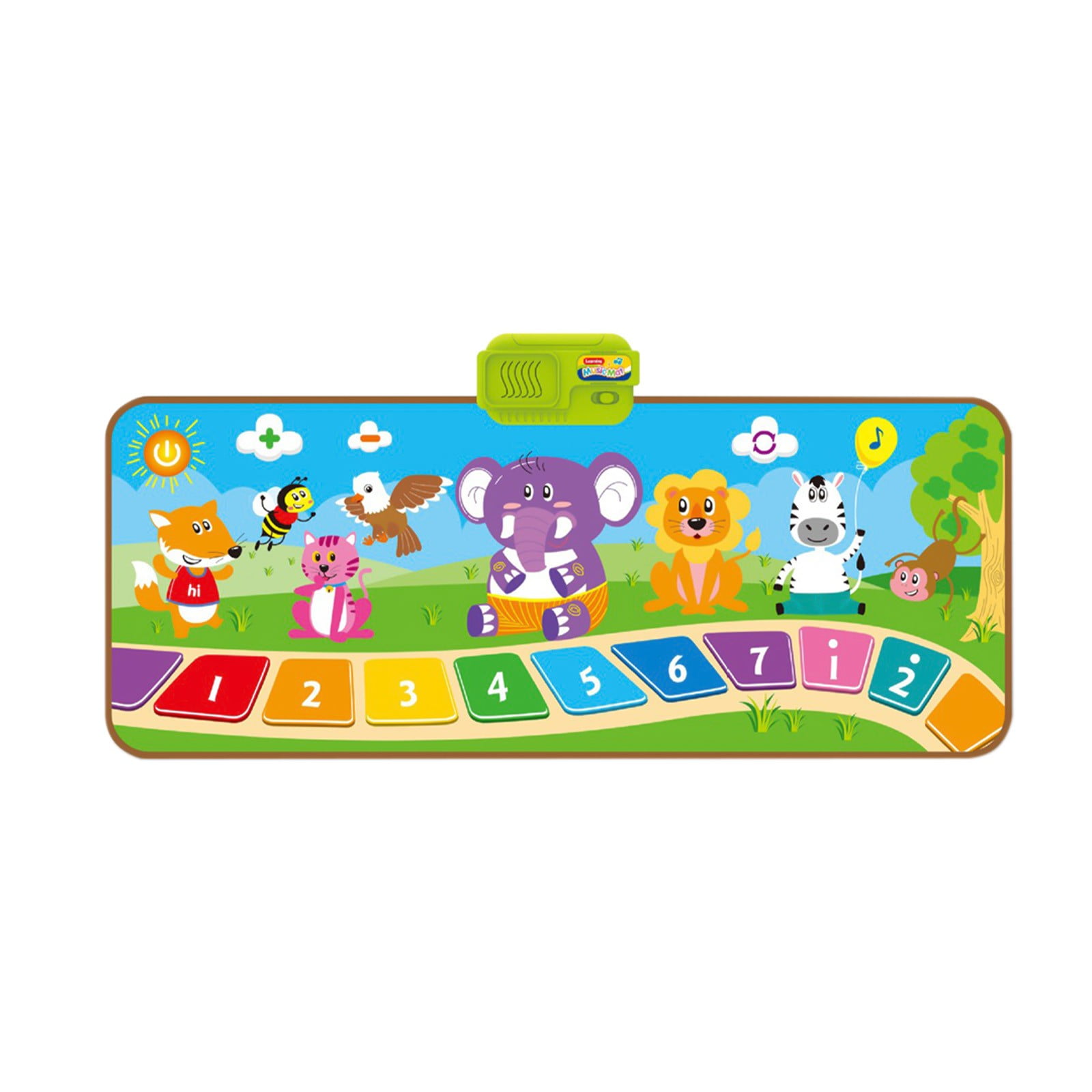 Qocolhg Piano Mat, Kids Musical Mat Floor Piano Keyboard Mat with ...
