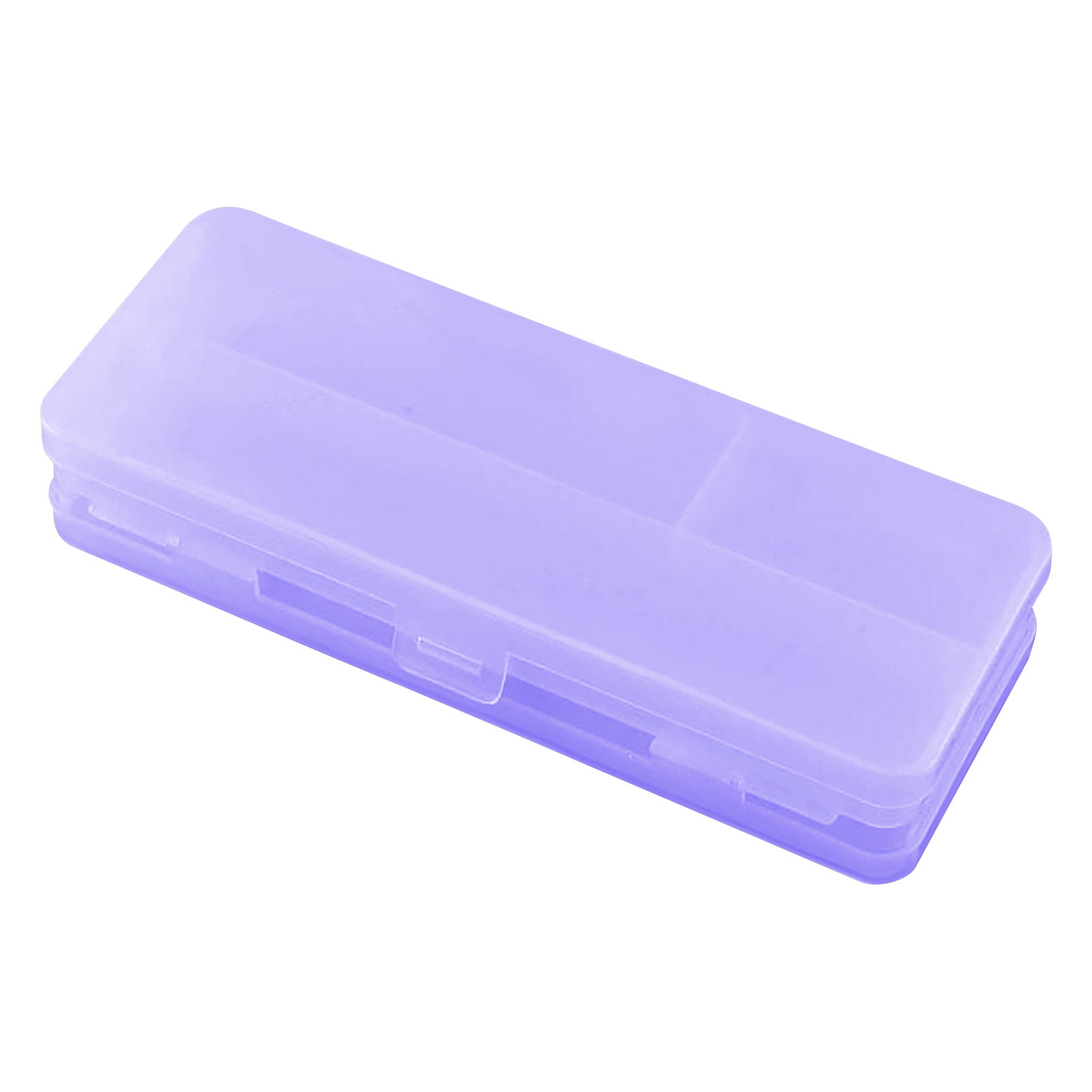 Qocolhg Plastic Pencil Case Transparent Plastic Stationery Case Frosted ...