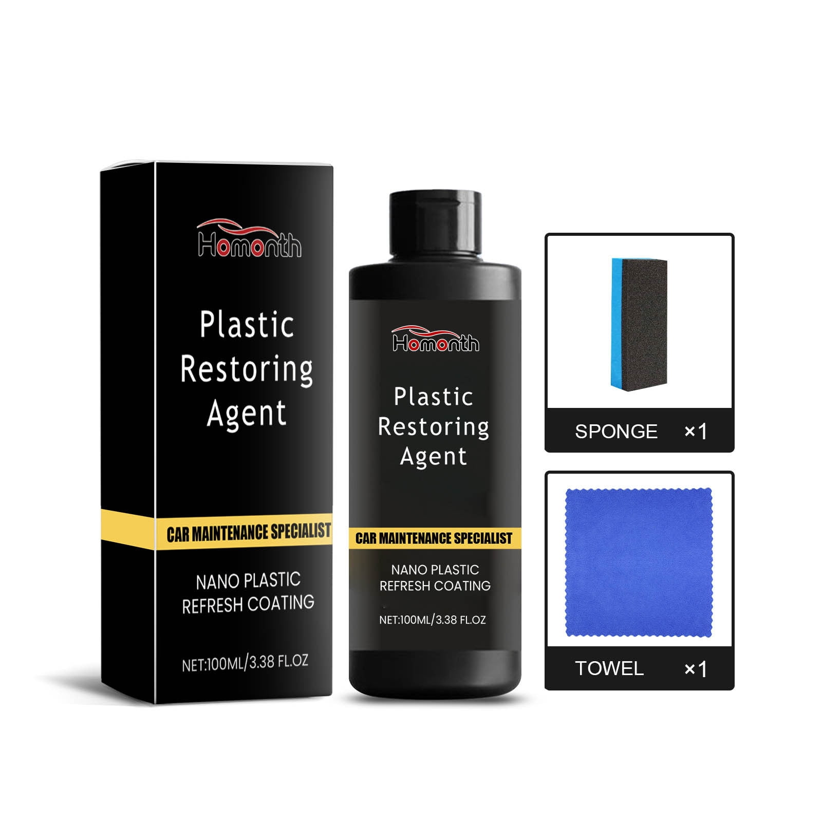 Qocolhg Plastic Restorer for Cars Ceramic Plastic Coating Plastic Trim ...