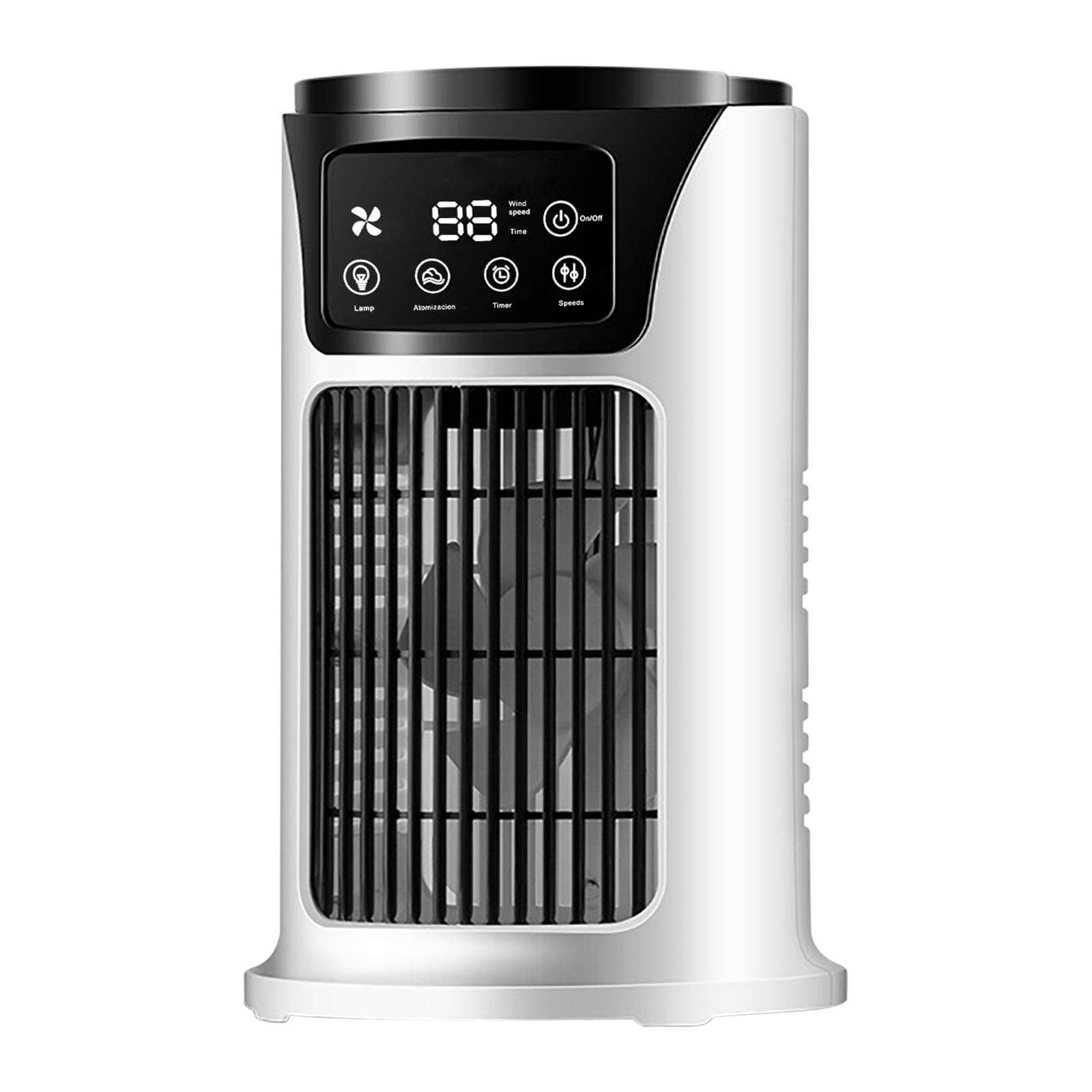 Qocolhg Portable Air Conditioners, Small Desk Fan, 6 Speeds USB ...