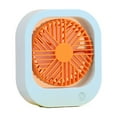 Qocolhg Portable Desk Fan Portable Fan Rechargeable Mult Speed Wind