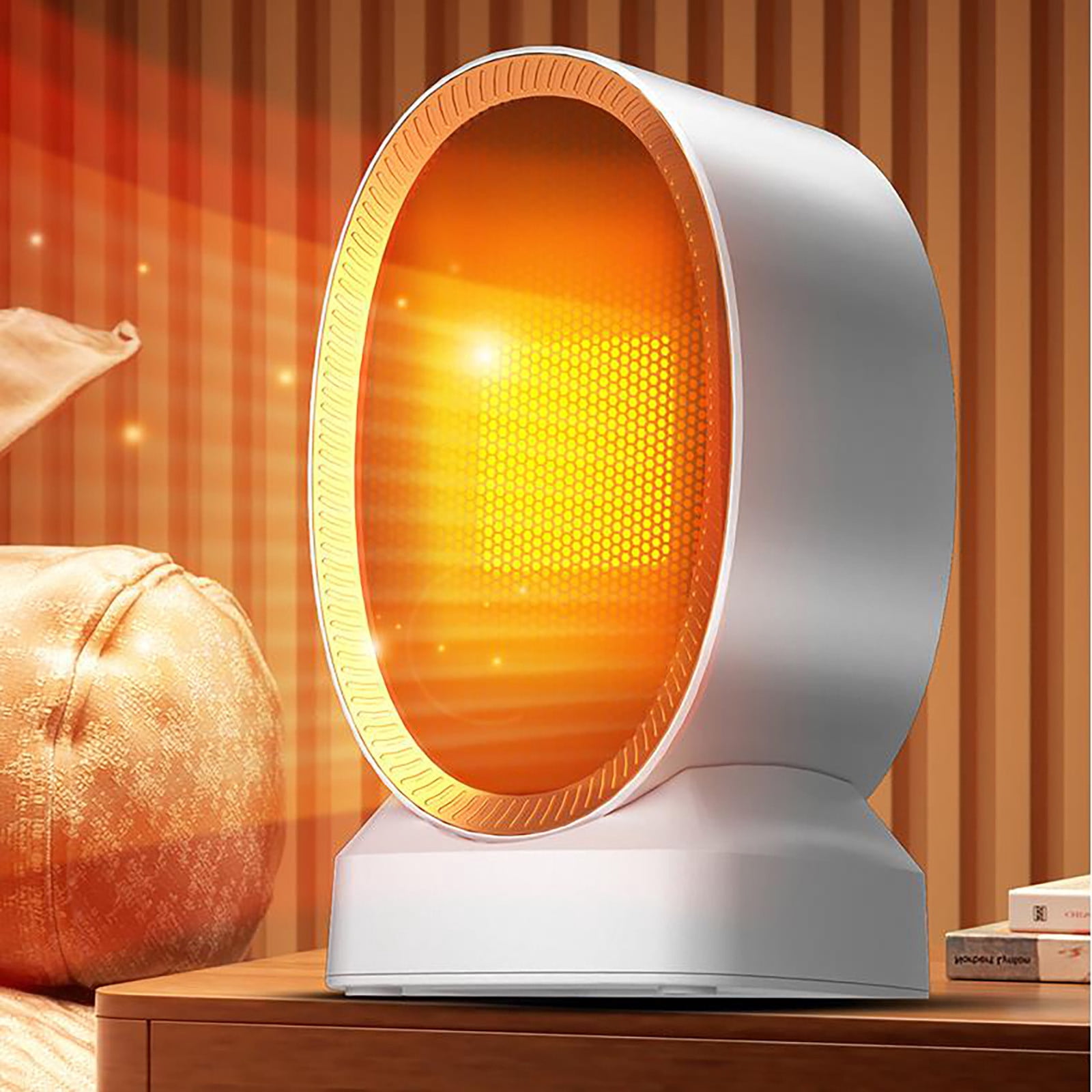 Qocolhg Portable Electric Space Heater with Thermostat, 800W Heater Fan ...