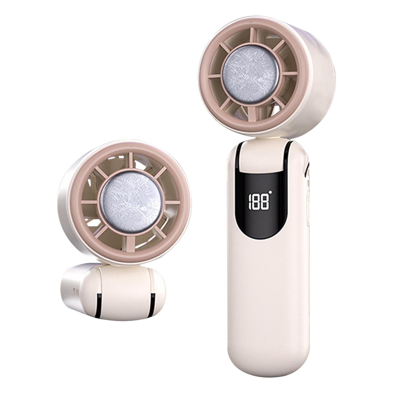 Qocolhg Portable Mini Turbo Fan, 100 Speed Handheld Fans, USB ...