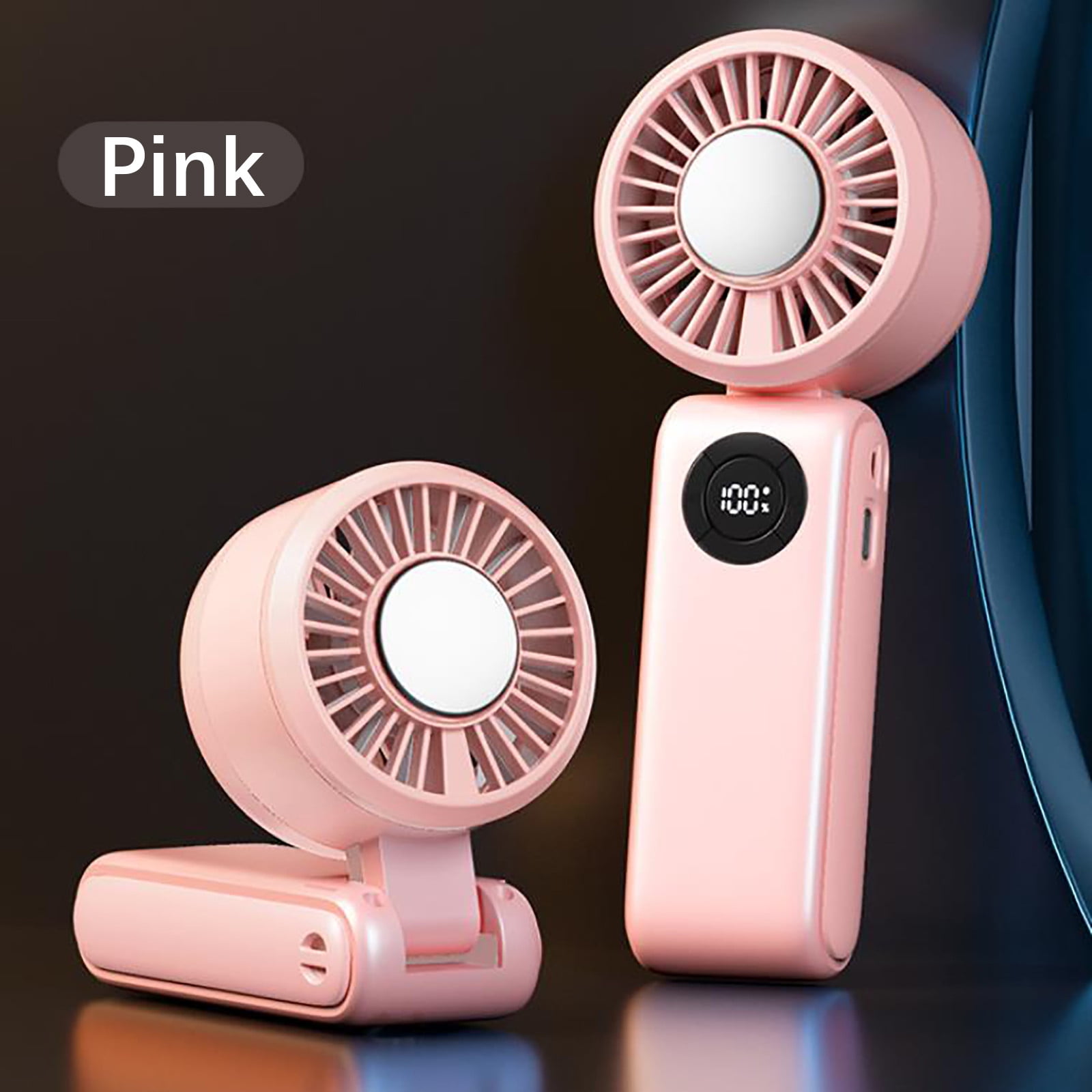 Qocolhg Portable Mini Turbo Fan, High Speed Handheld Fans with Power ...