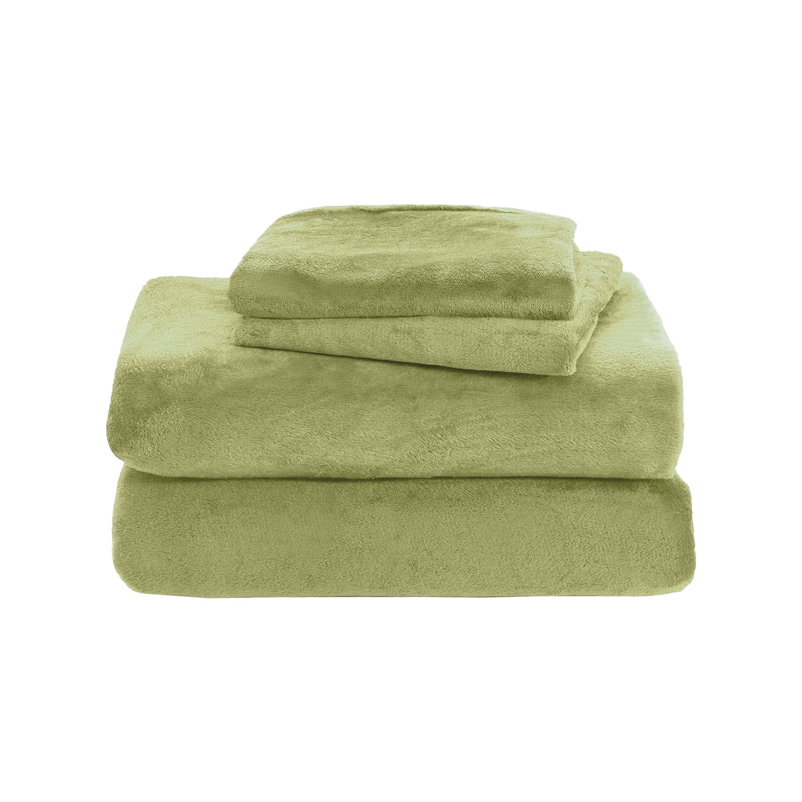 Qocolhg Queen Size 3 Piece Plush Sheet Set - Comfy Breathable Velvet ...