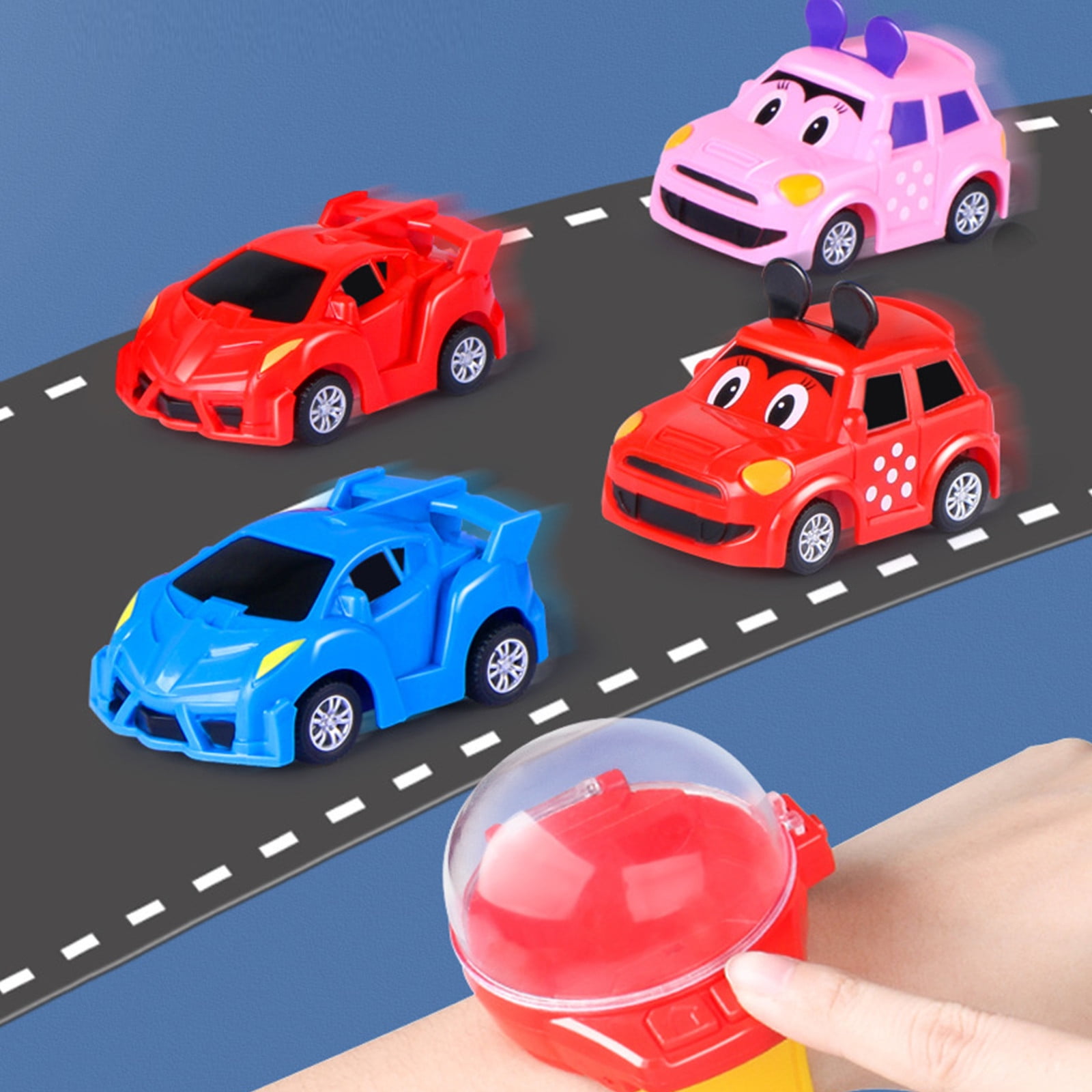Qocolhg Remote Control Car Watch Toys Under $10 with LED Light,2.4GHz ...