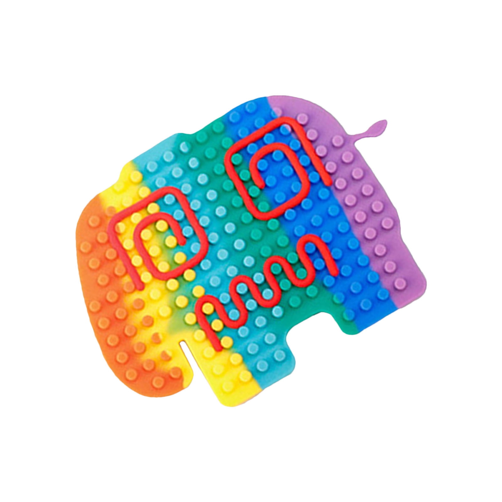 Qocolhg Sensory Toys For Autistic Kids, Silicone Fidget Board with ...