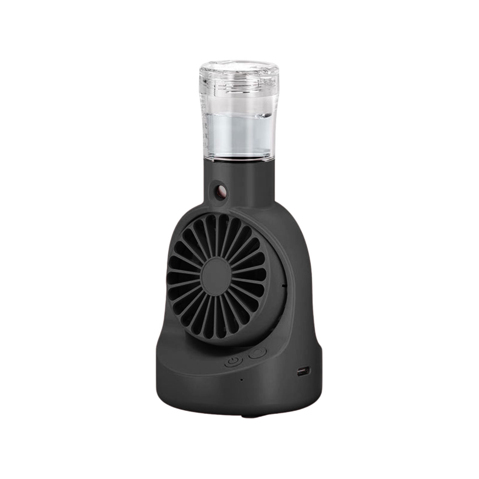 Qocolhg Small Desktop Fan Portable Handheld Fan with Mister, 4 Speed ...