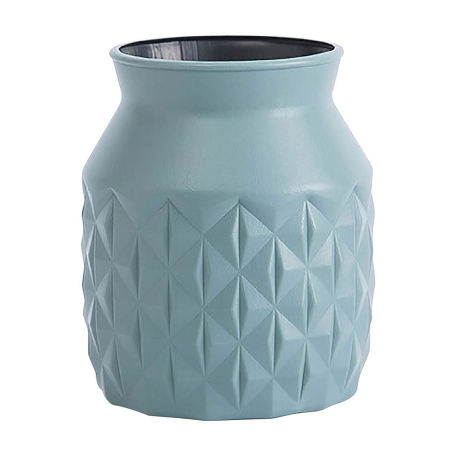 Qocolhg Small Plastic Flower Vase Bulk Ceramic Look Flower Vases ...